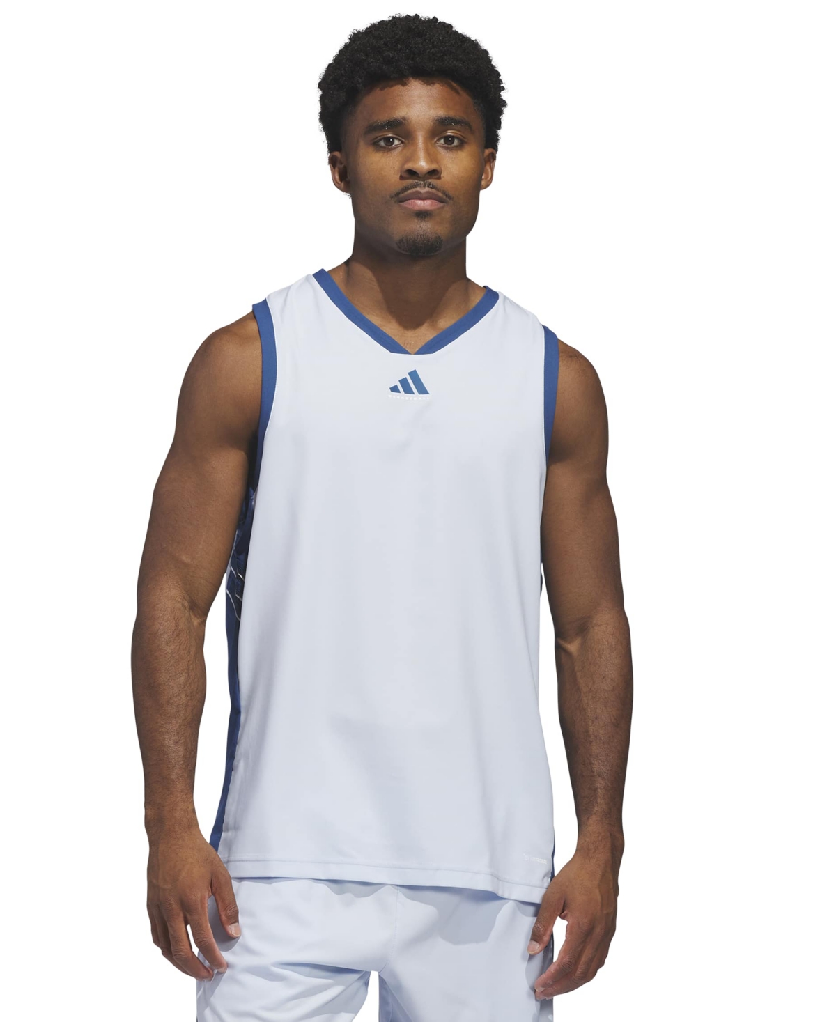 Click here for adidas Mens Regular-Fit Tank Top - Crystal Sky/Pet... prices