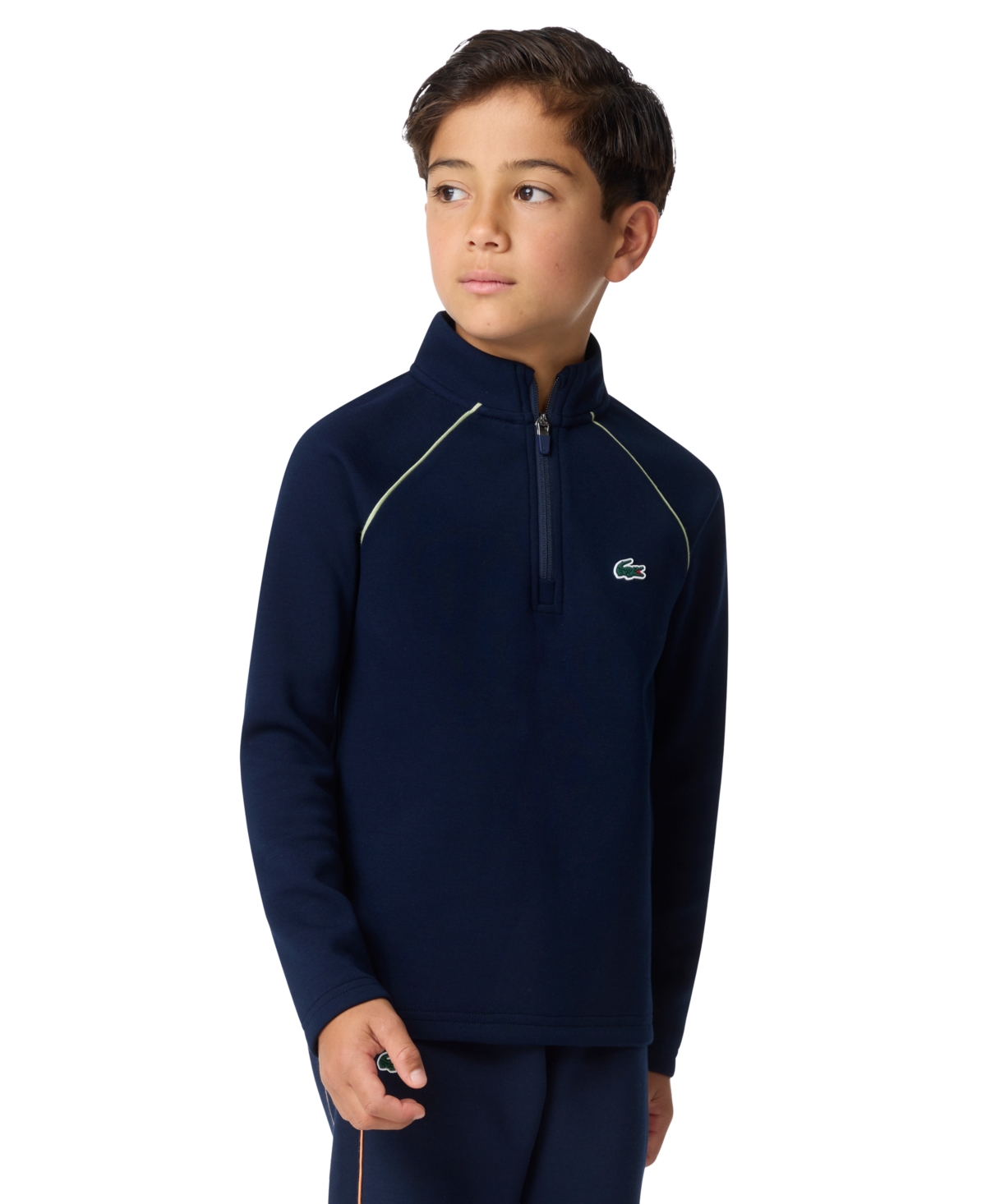 Click here for Lacoste Boys 10-16 Long-Sleeve Half-Zip Golf Top -... prices