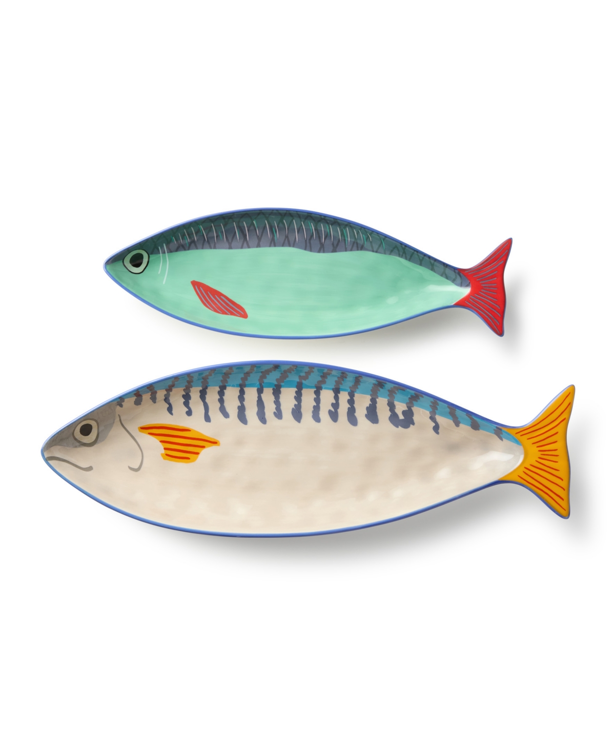 Click here for Certified International Something Fishy 2-Pc. Plat... prices