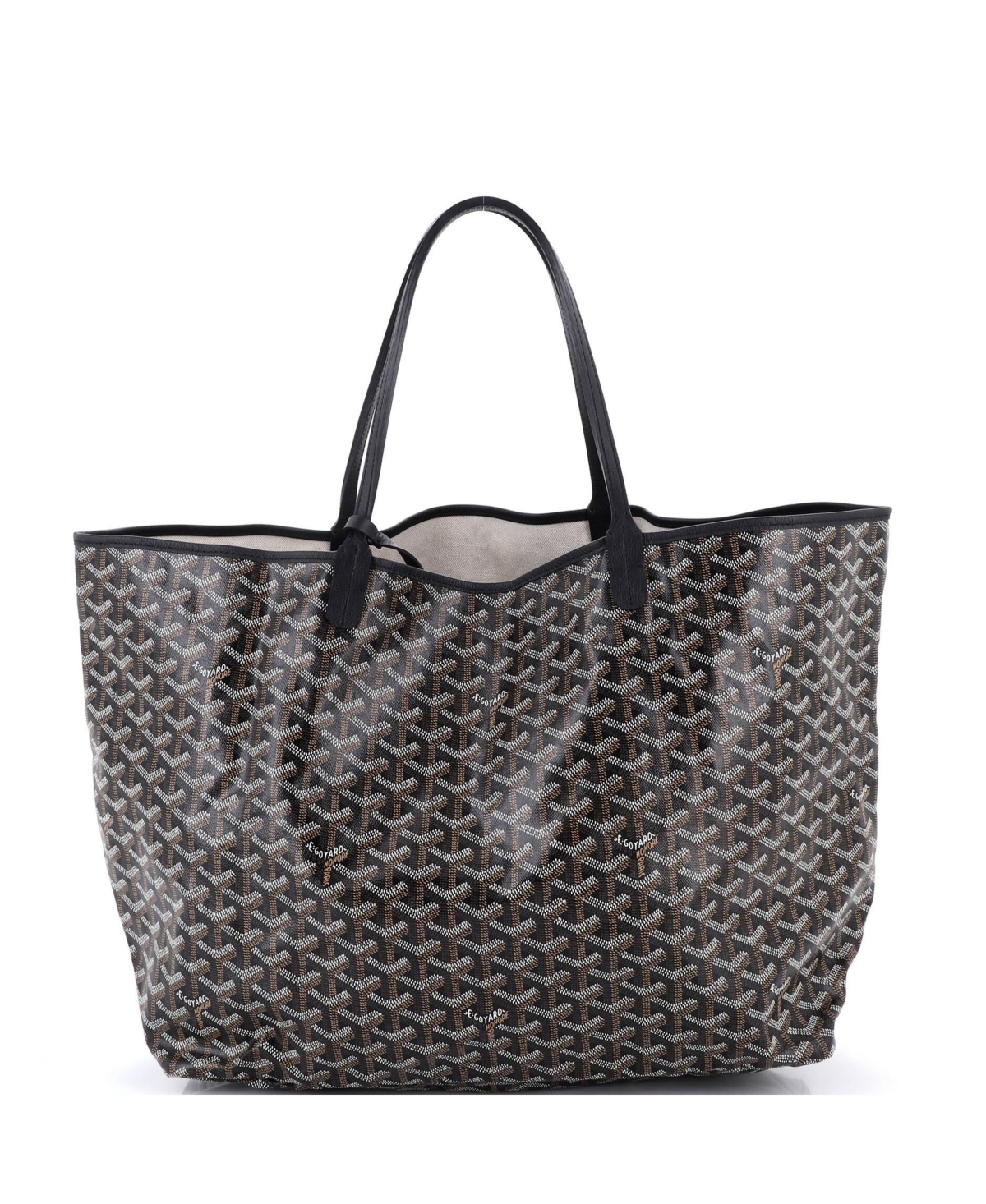 Click here for Pre-Owned Goyard Gm Saint Louis Tote Coated Canvas... prices