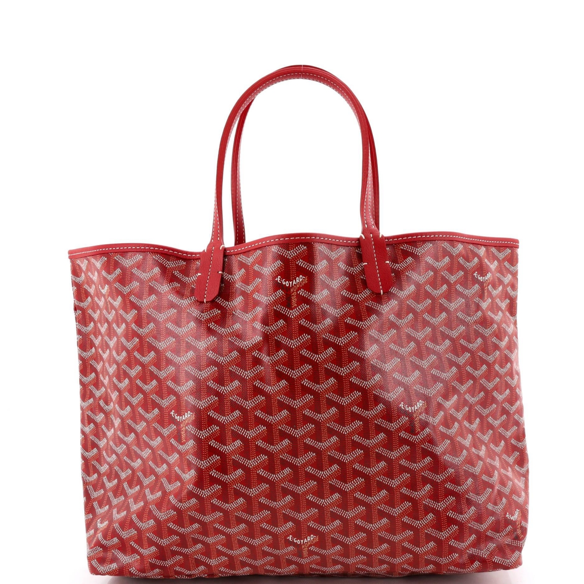 Click here for Pre-Owned Goyard Pm Saint Louis Tote Coated Canvas... prices