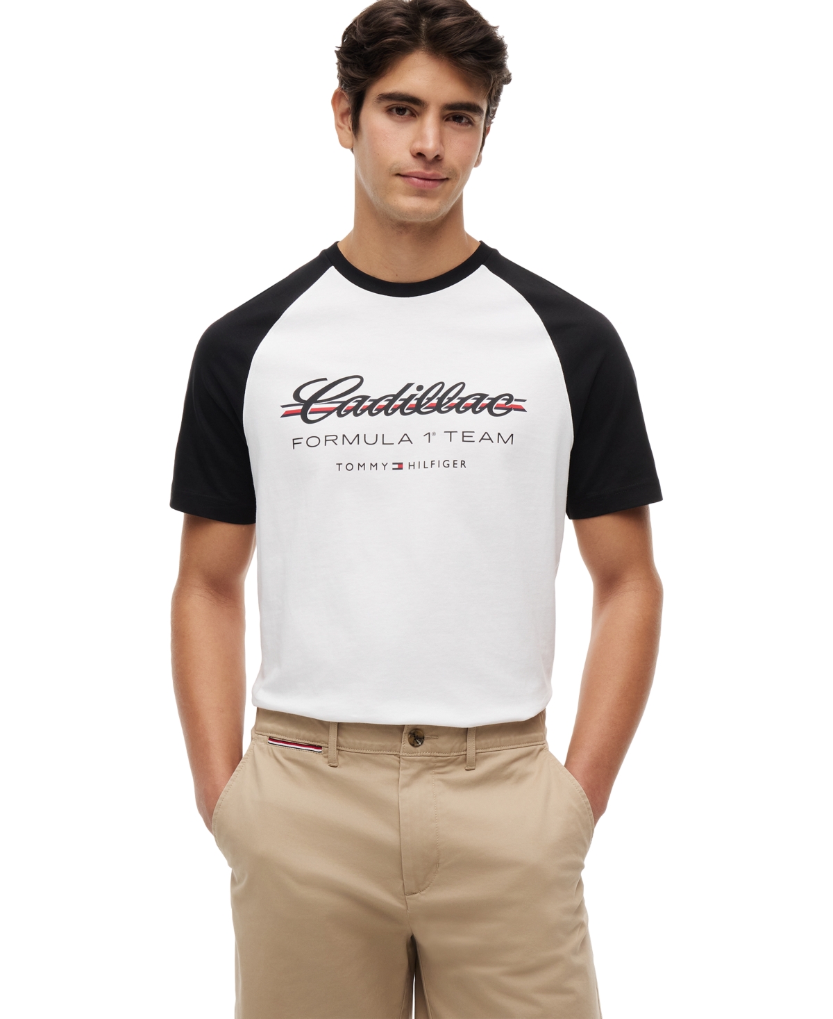 Click here for Tommy Hilfiger Mens Script Crewneck T-Shirt - Whit... prices