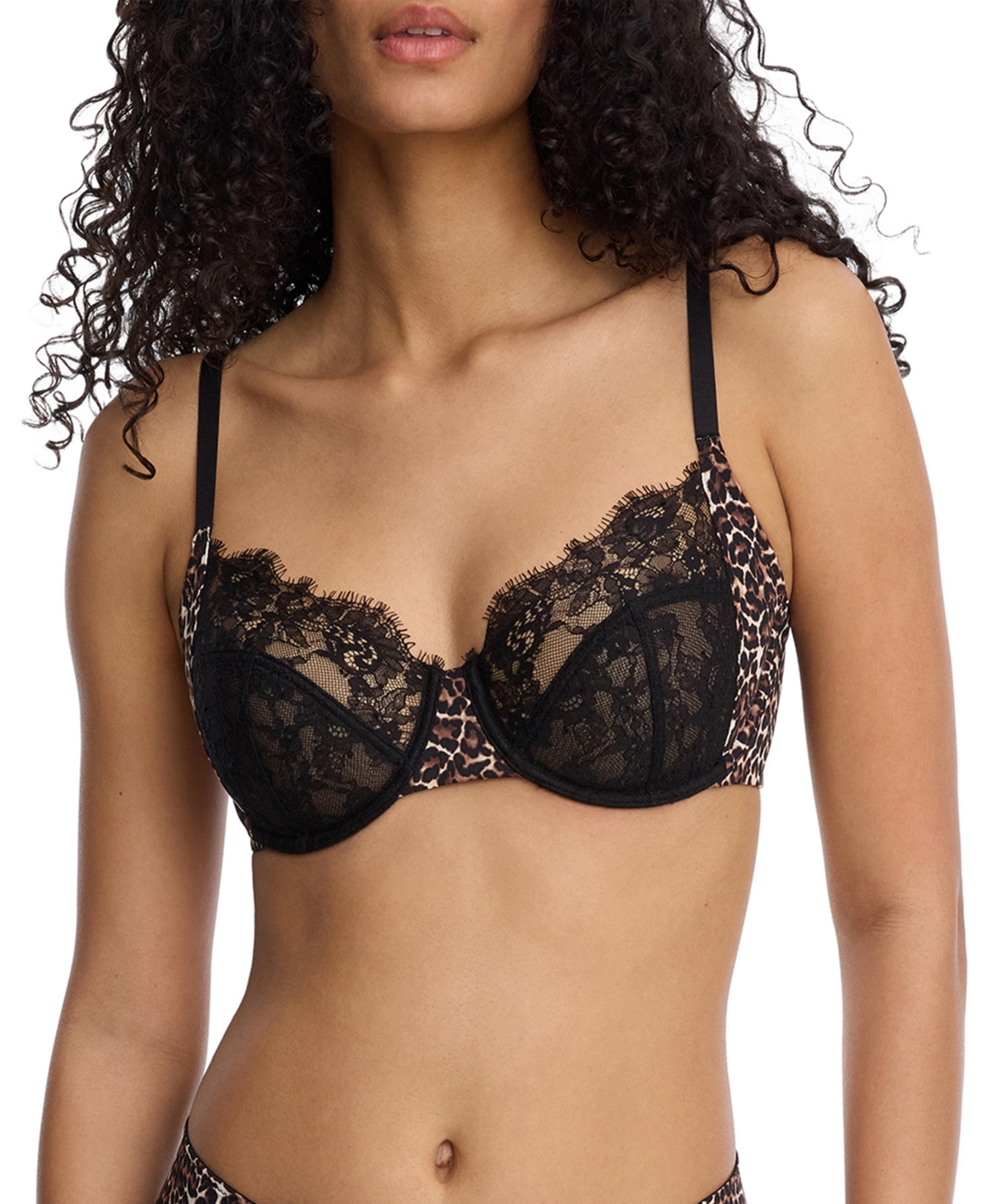 Click here for Skarlett Blue Womens Entice Front Lace Thong - Bla... prices