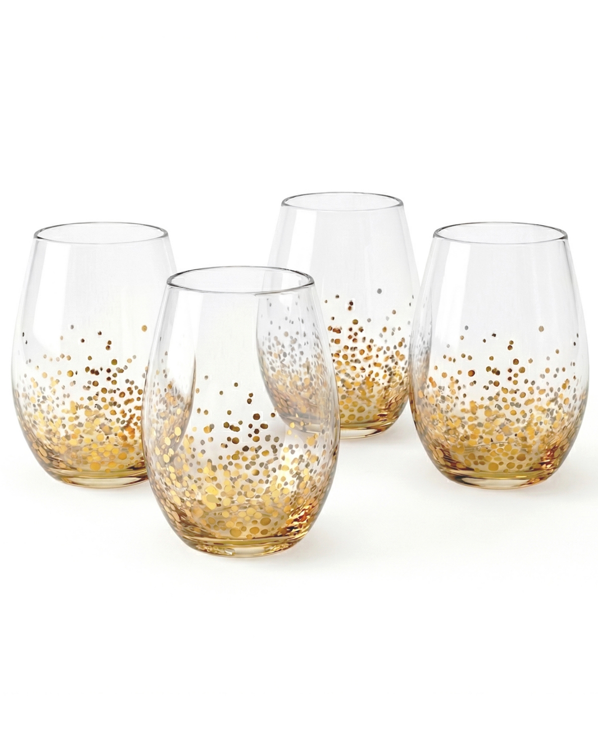 Click here for Jay Imports Gold Luster Stemless Glasses  Set of 4... prices