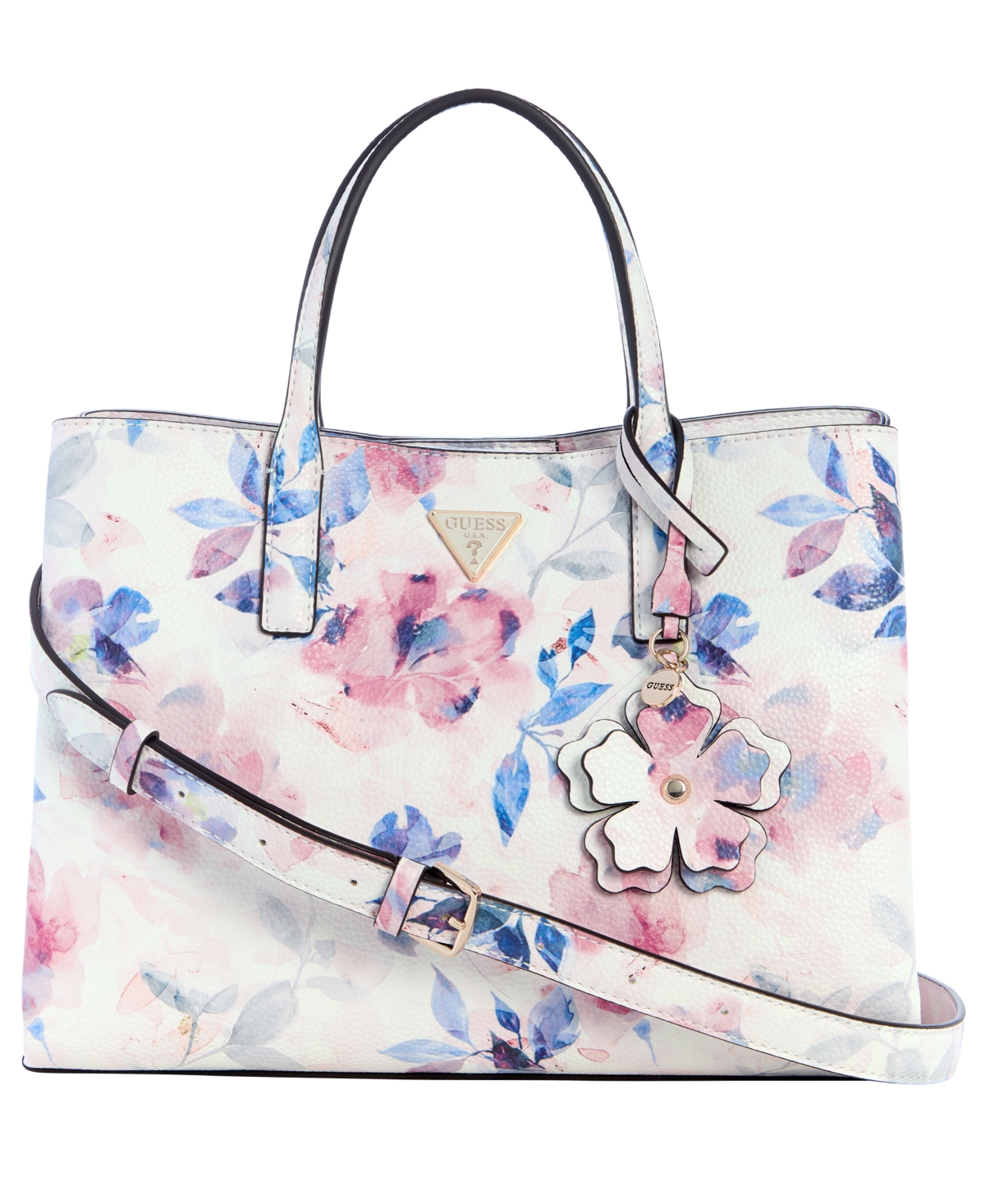 Click here for Guess Lucci Medium Girlfriend Satchel Bag - Open M... prices