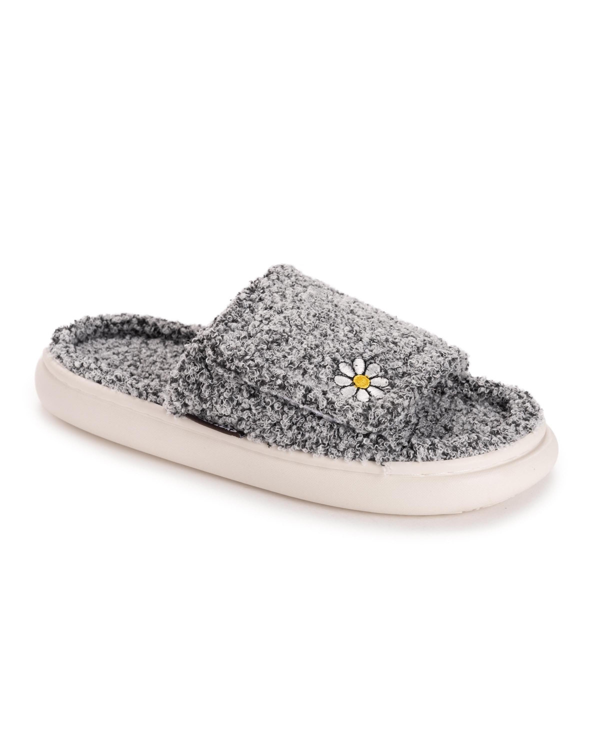 Click here for Muk Luks Womens Gael Slide Slipper - Black daisy prices