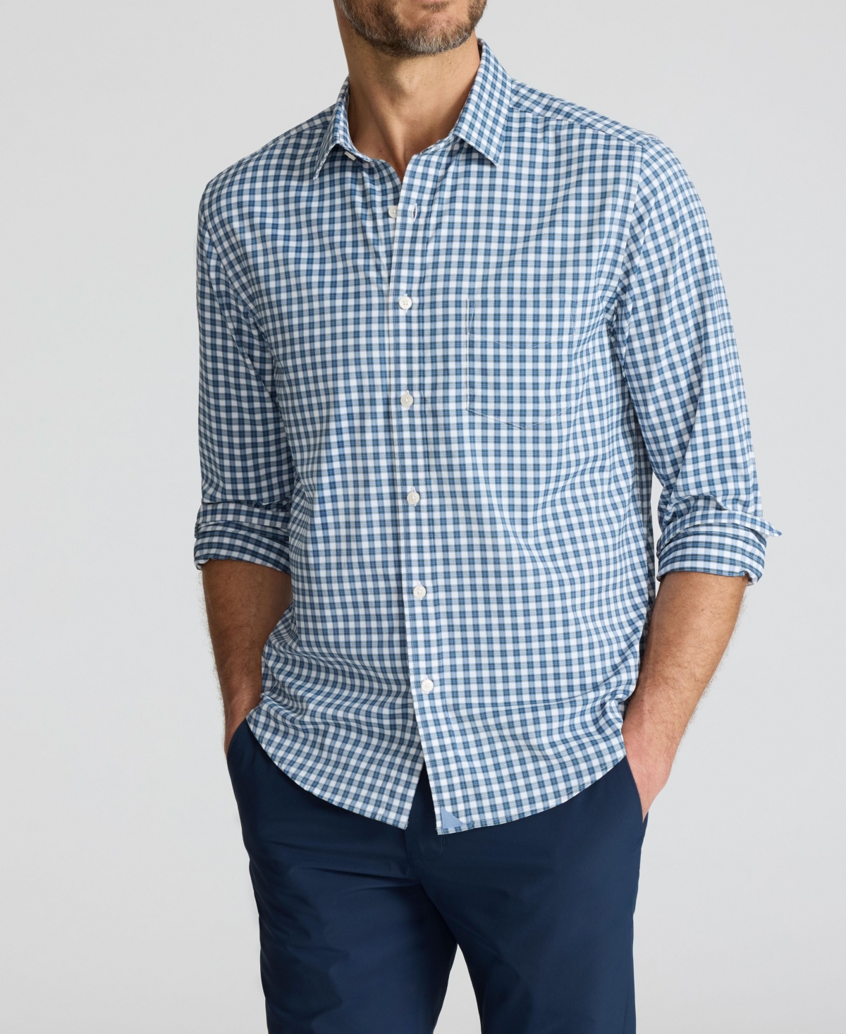 Click here for UNTUCKit Mens Regular Fit Wrinkle-Free Performance... prices