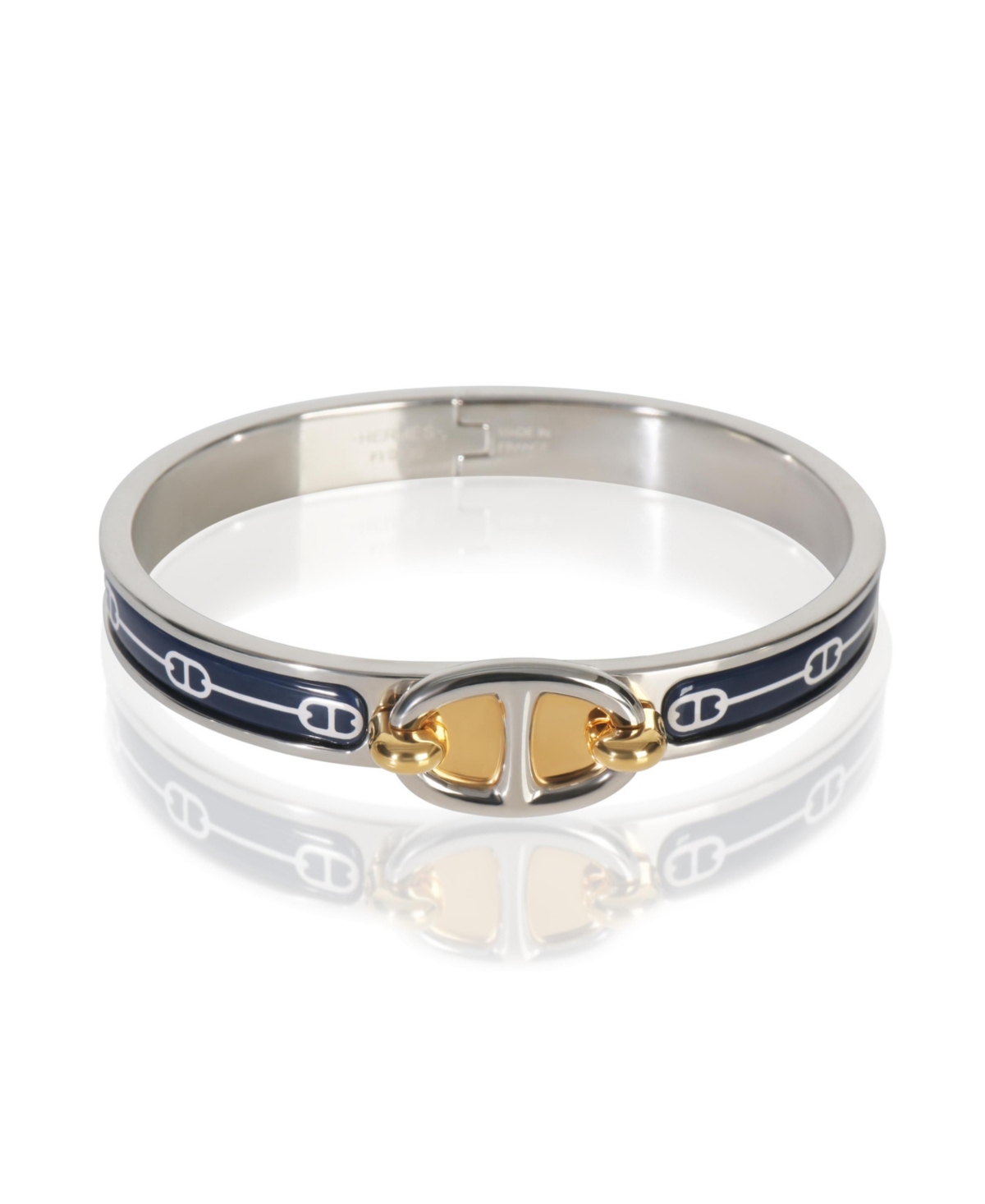Click here for Hermes Mini Clic Chaine dAncre Bracelet - Silver prices