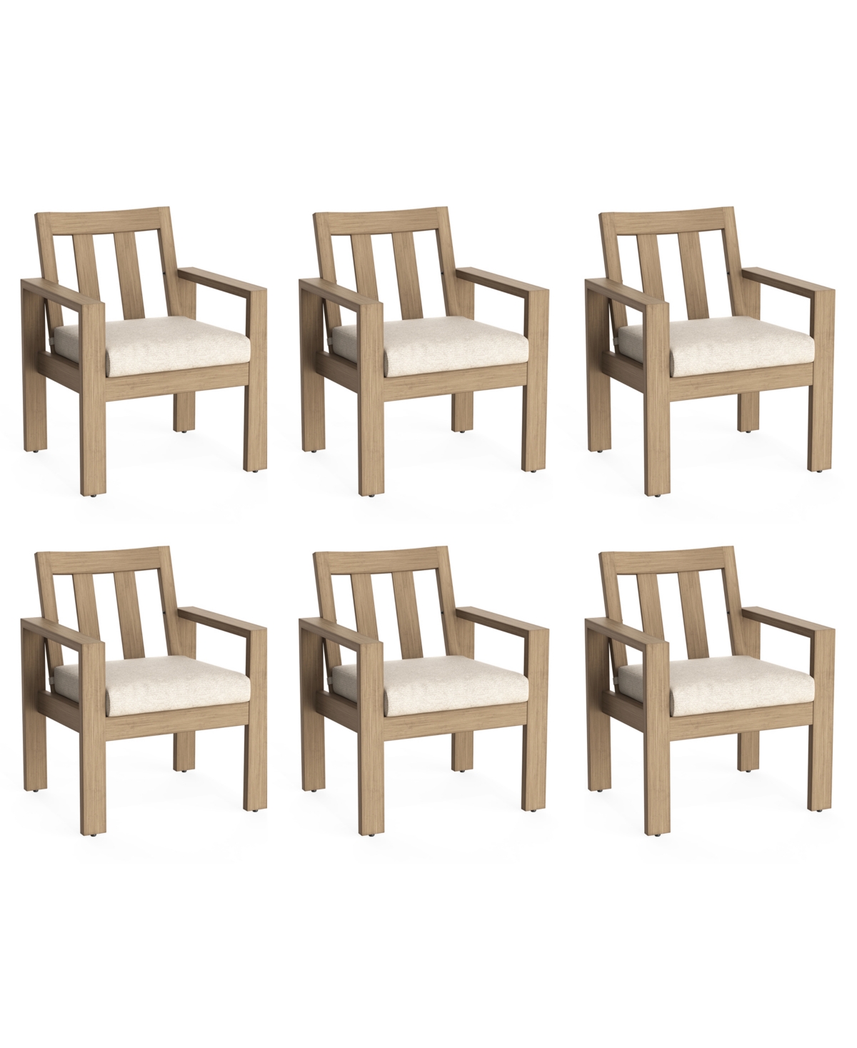 Click here for Mansfield 6-Pc. Aluminum Outdoor Dining Chair Bund... prices