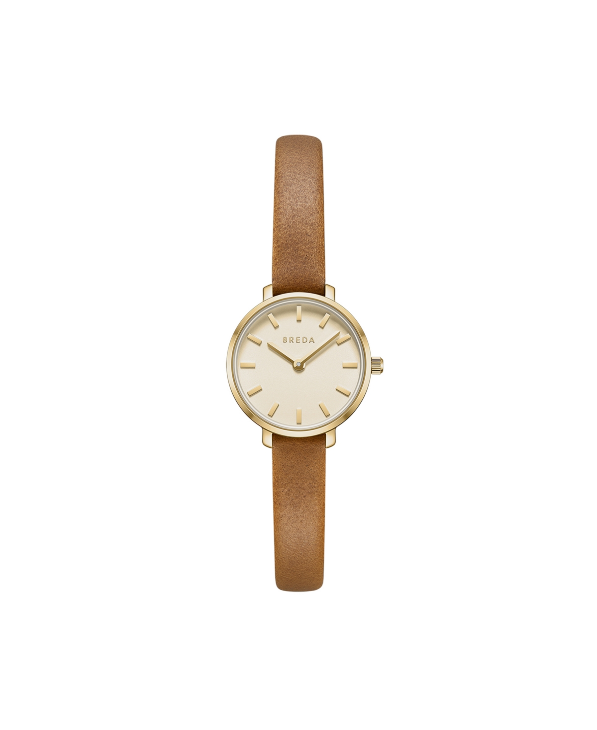 Click here for Breda Beverly 1730n Gold and Brown Leather Band Wa... prices
