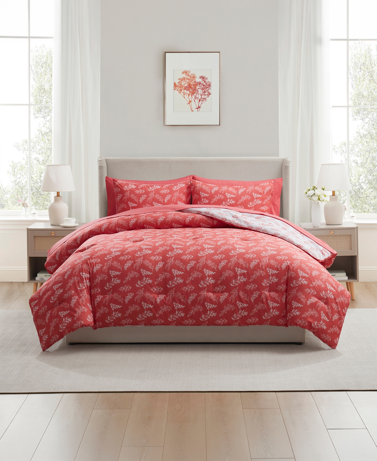 Click here for Nestl Luxury Soft Botanical Design 7-Pc. Comforter... prices