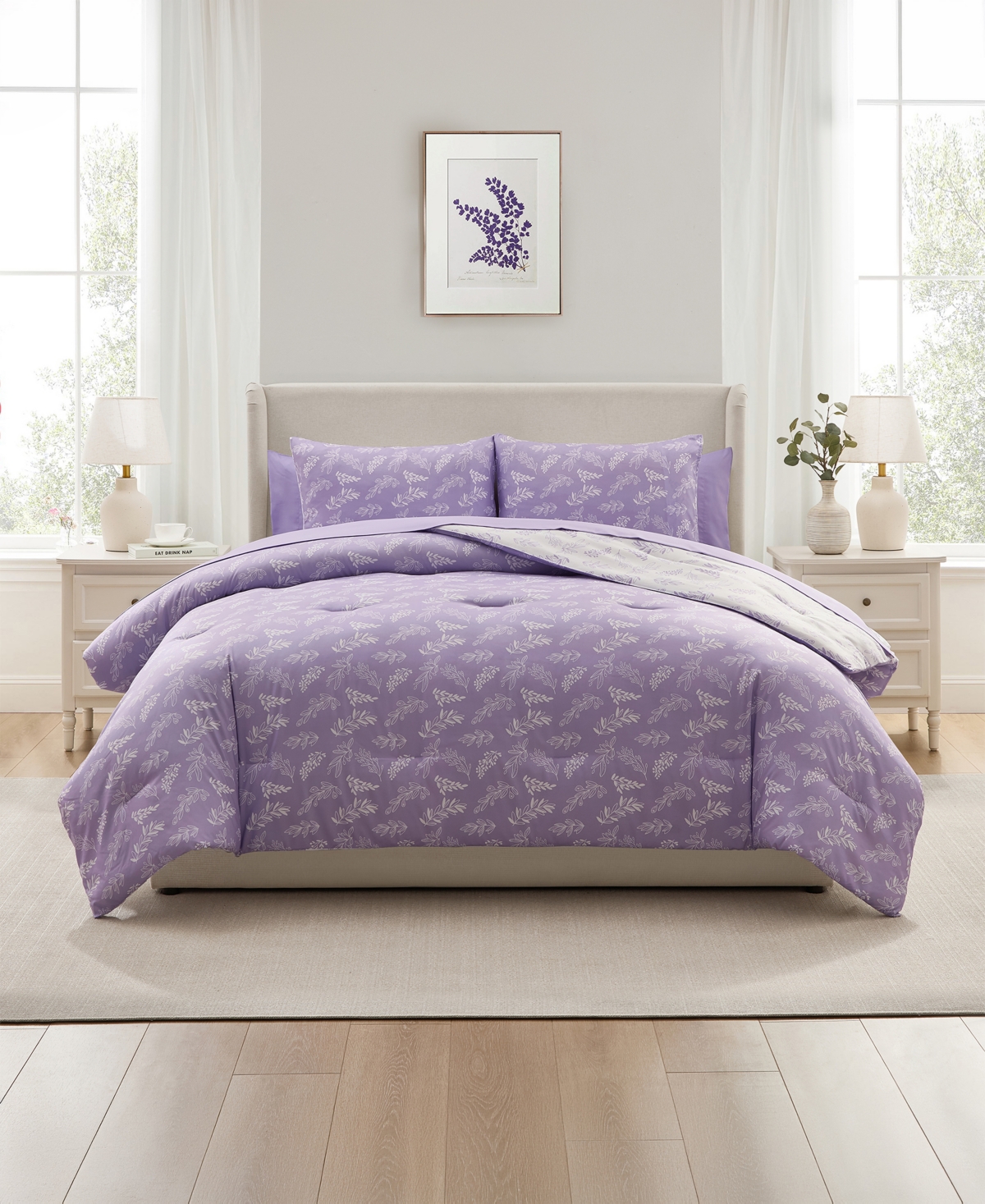 Click here for Nestl Luxury Soft Botanical Design 7-Pc. Comforter... prices
