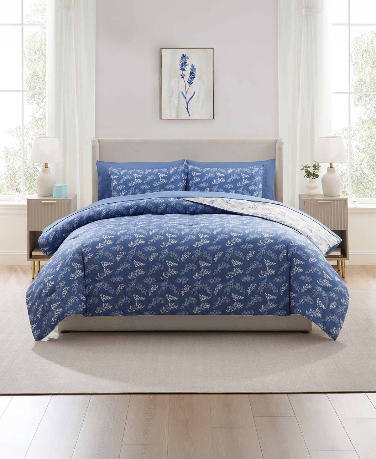 Click here for Nestl Luxury Soft Botanical Design 7-Pc. Comforter... prices