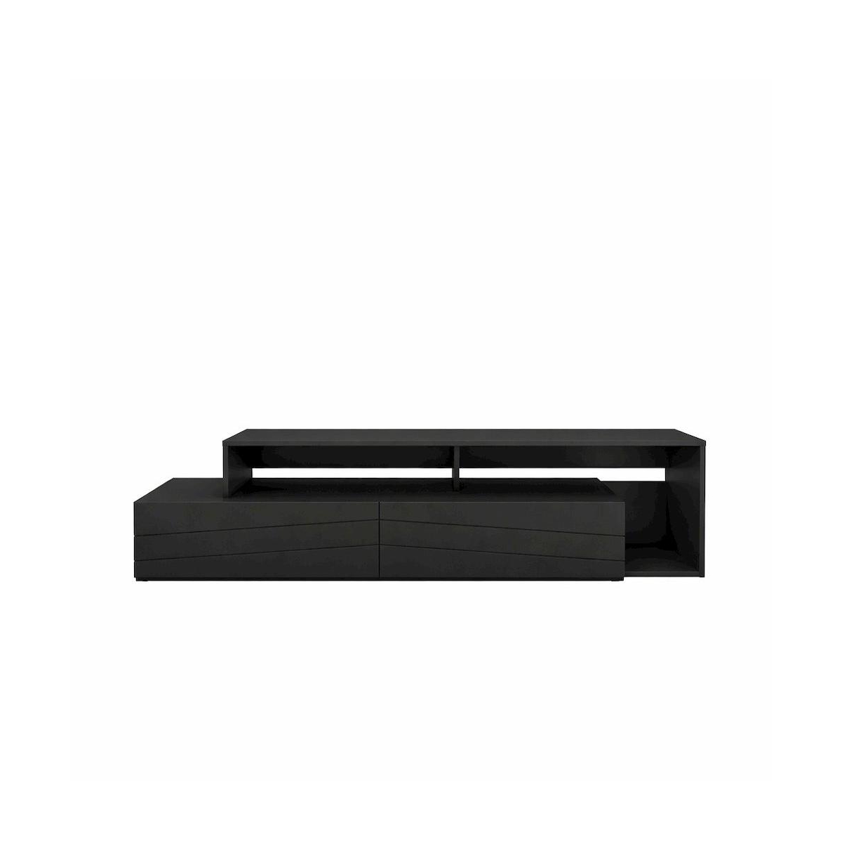 Click here for Nexera 72-Inch Tv Stand With 2 Drawers. - Black prices