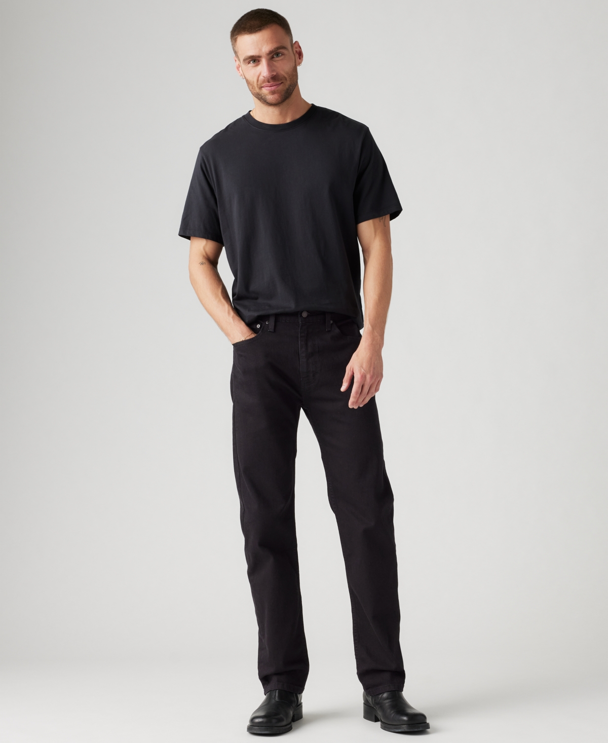 Click here for Levis Mens 505 Regular Fit Stretch Jeans - Native... prices