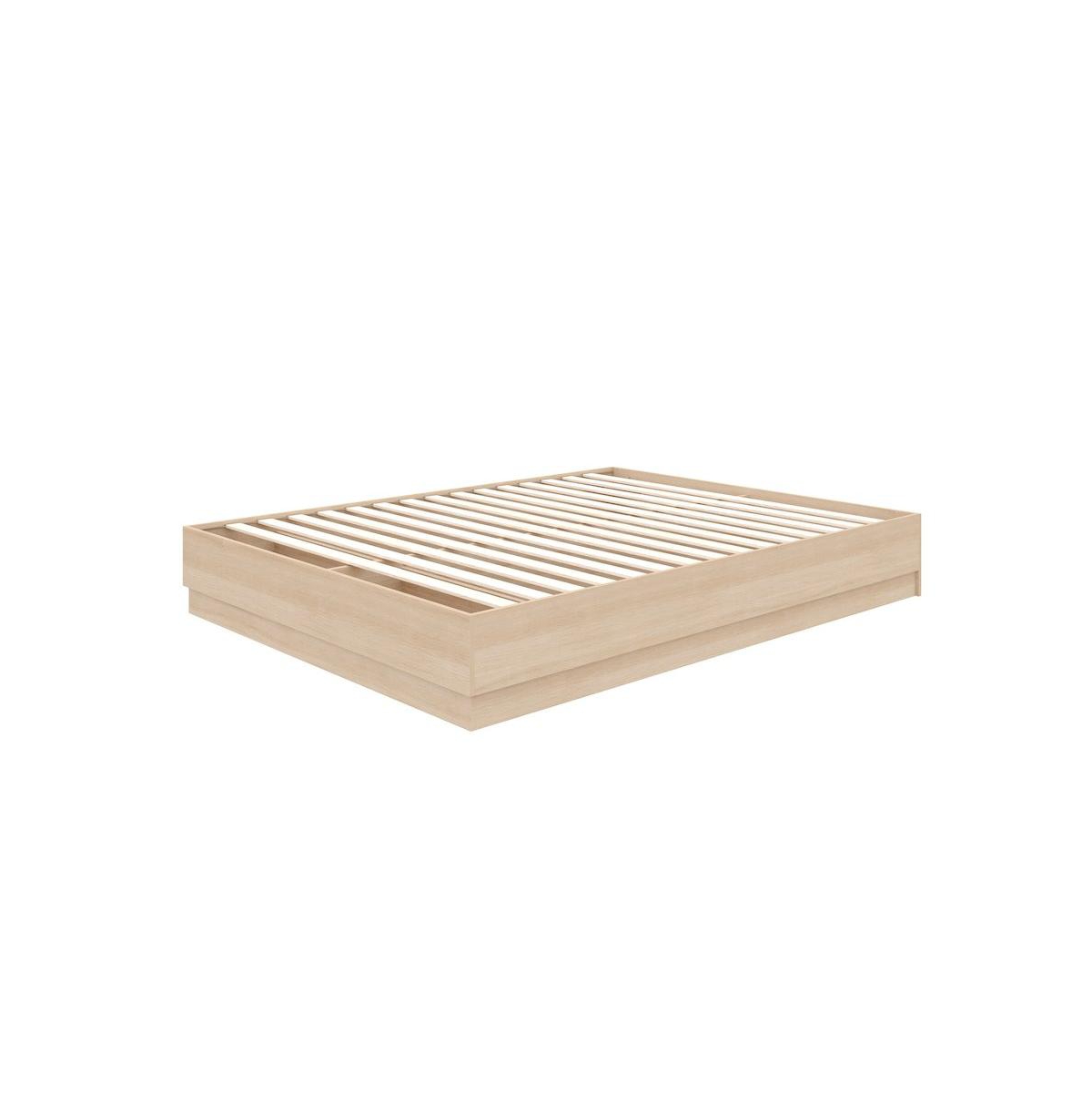 Click here for Nexera Milano Platform Bed Frame - Blonde oak prices