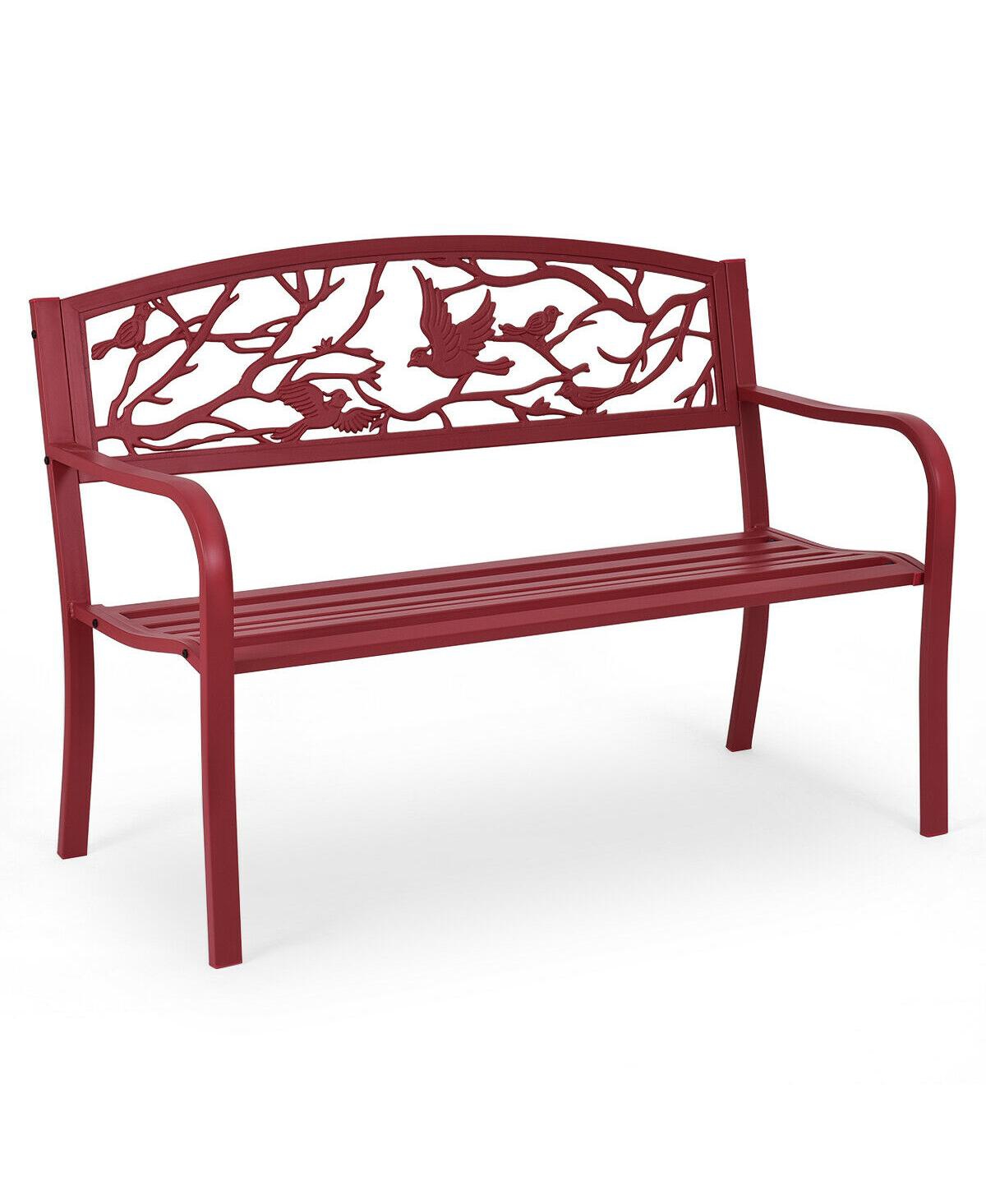 Click here for Patio Garden Bench Park Yard Outdoor Furniture Cas... prices