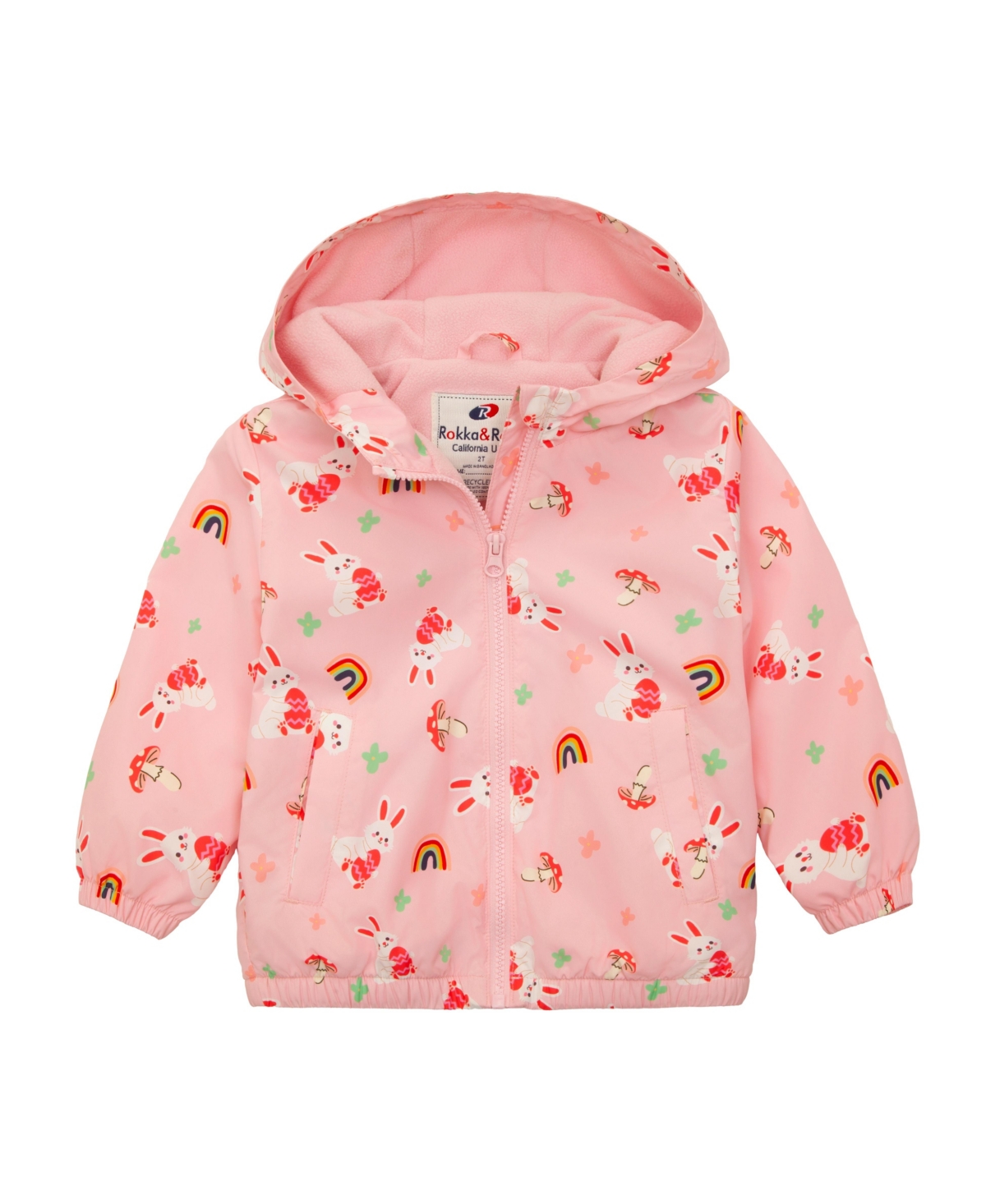 Click here for Rokka&Rolla Toddler Girls Fleece Lined Windbreaker... prices
