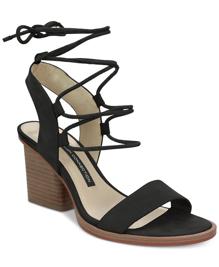 French Connection Jalena Lace-Up Sandals - Macy's
