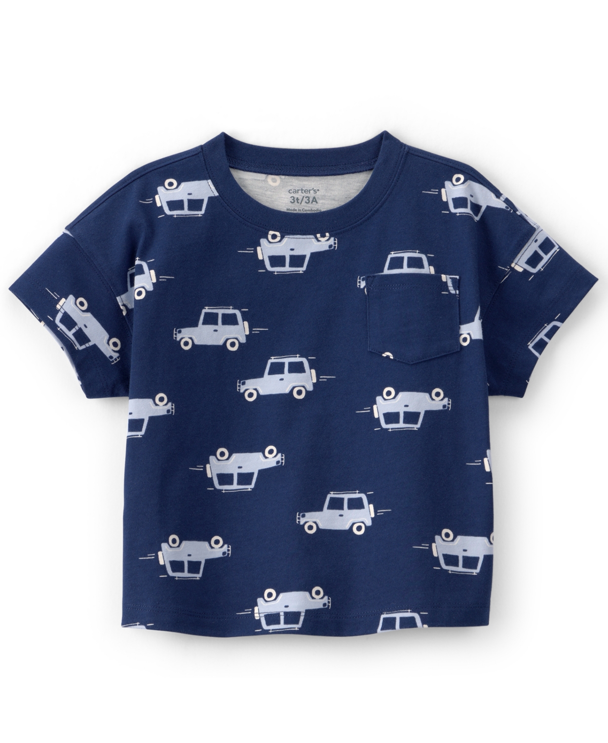 Click here for Carters Boys 2T-5T Car Pocket Short-Sleeve T-Shirt... prices