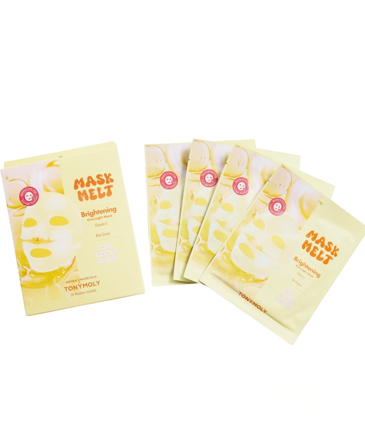 Click here for Tonymoly 4-Pc. Mask Melt Brightening Overnight Hyd... prices