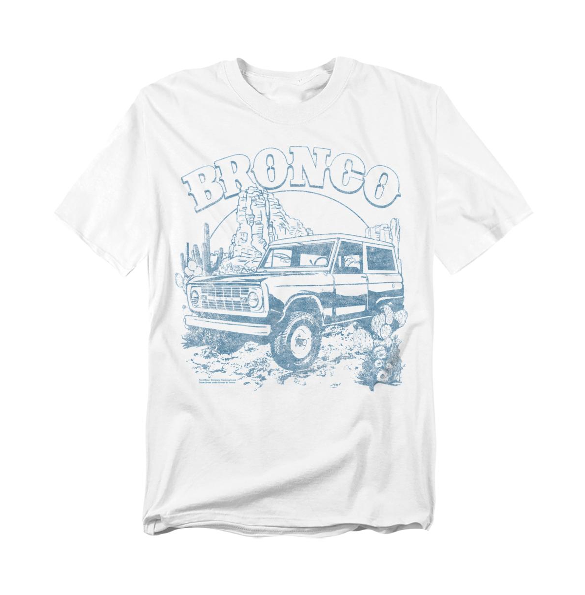 Click here for Mustang Mens Ford Bronco Mono T-Shirt - White prices