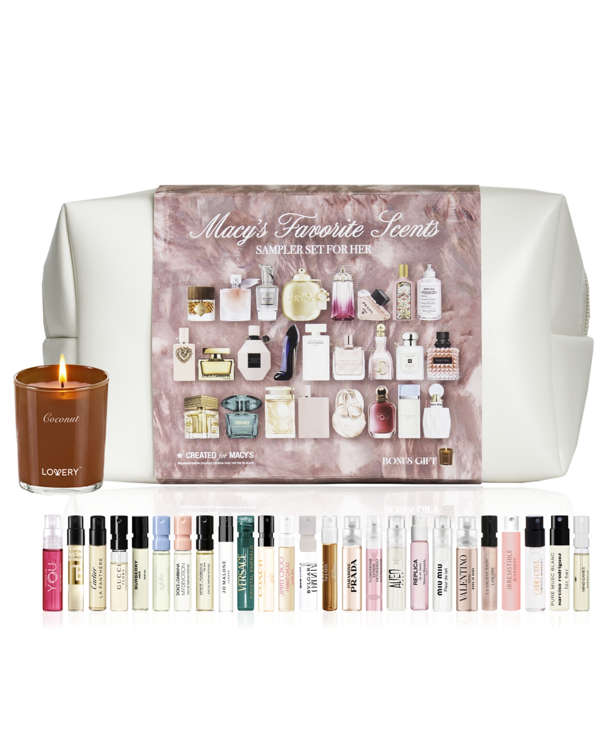 Click here for Macys 26-Pc. For Her Fragrance Sampler Set prices