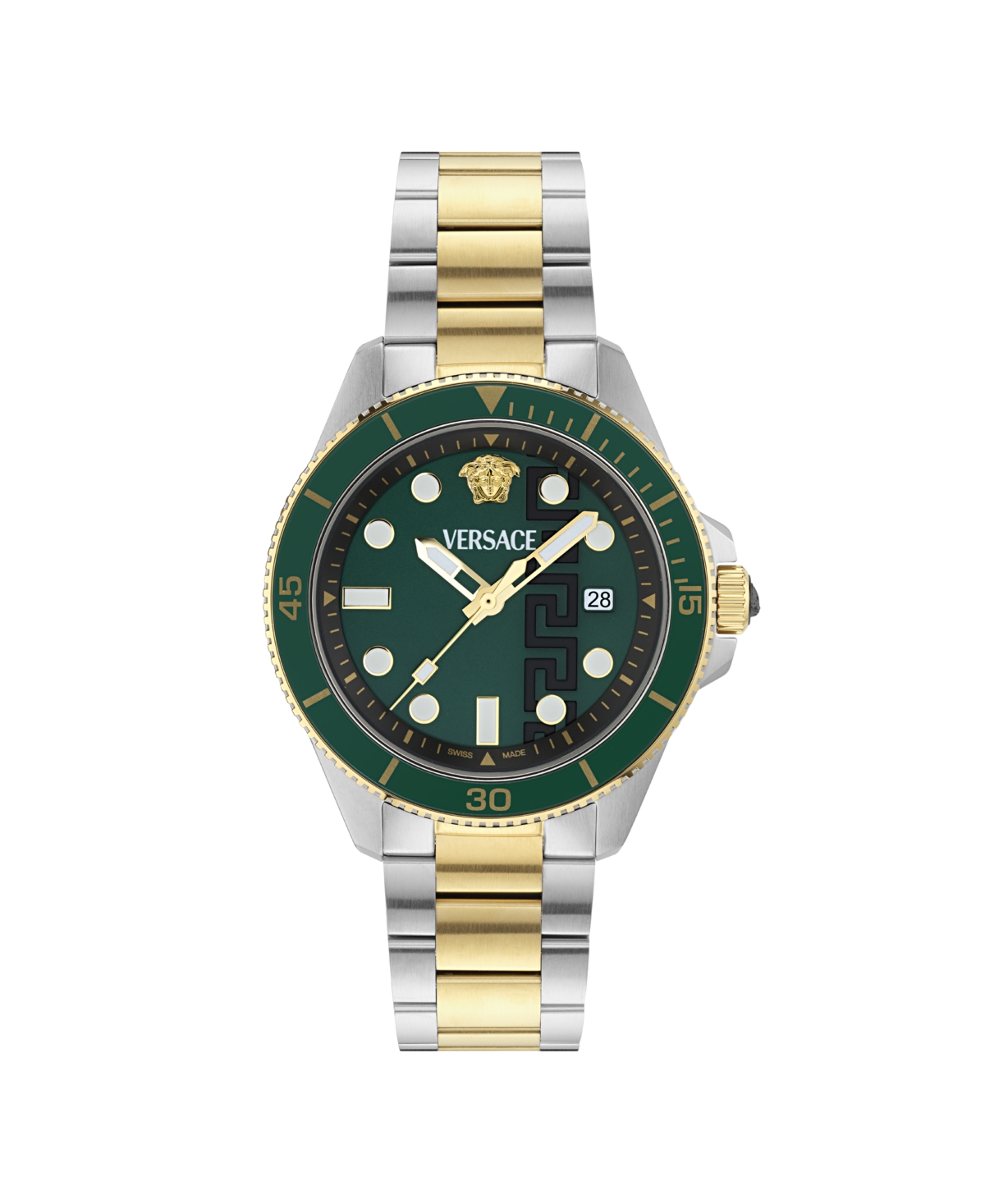 Click here for Versace Mens Greca Force Two Tone Bracelet Watch... prices