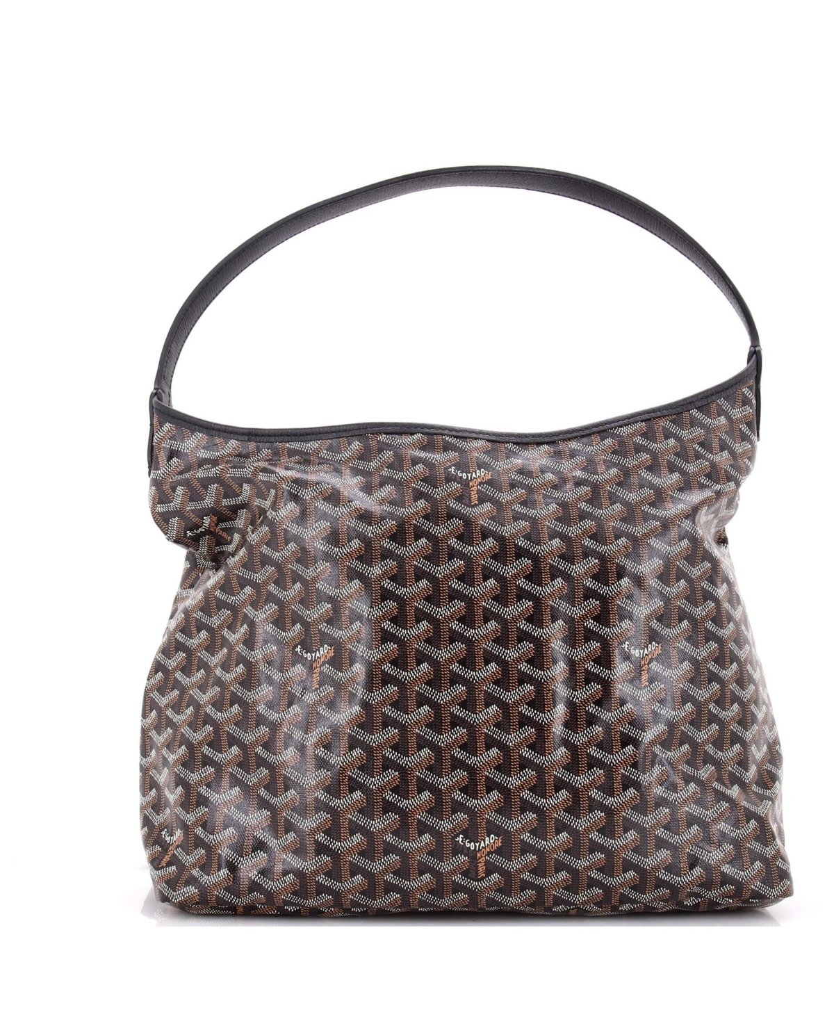 Click here for Pre-Owned Goyard Boheme Hobo Coated Canvas - Black prices