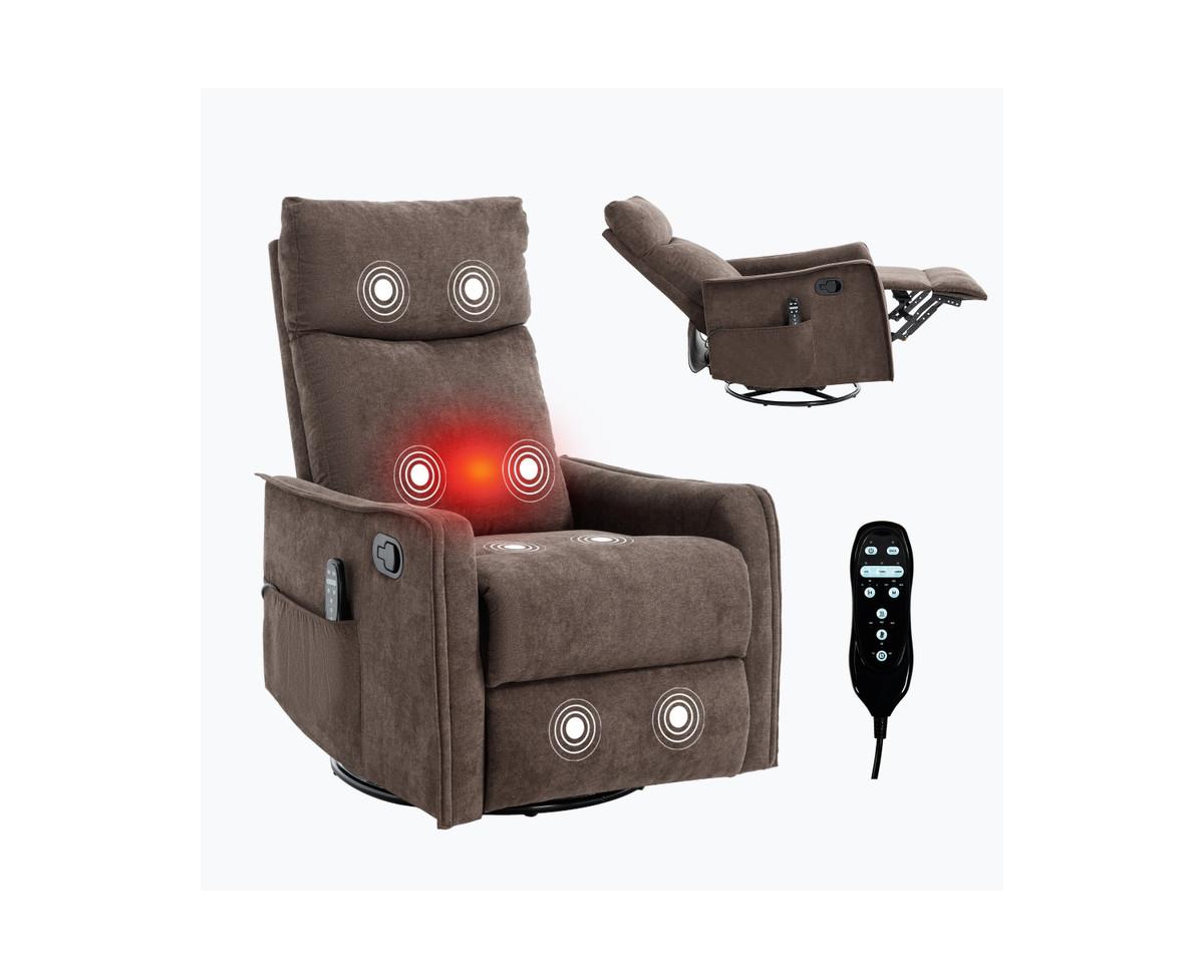 Click here for sumyeg Rocker and Swivel in Fabric - Brown prices