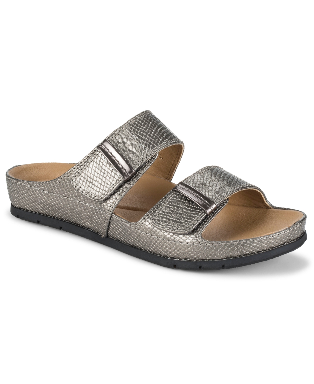 Click here for Baretraps Womens Wisteria Slip-On Sandals - Pewter prices