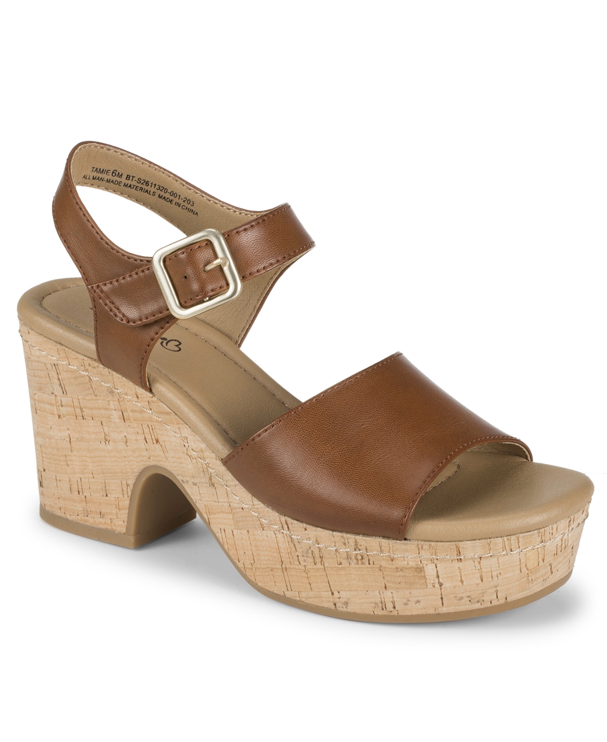 Click here for Baretraps Womens Tamie Round Toe Wedge Sandals - B... prices