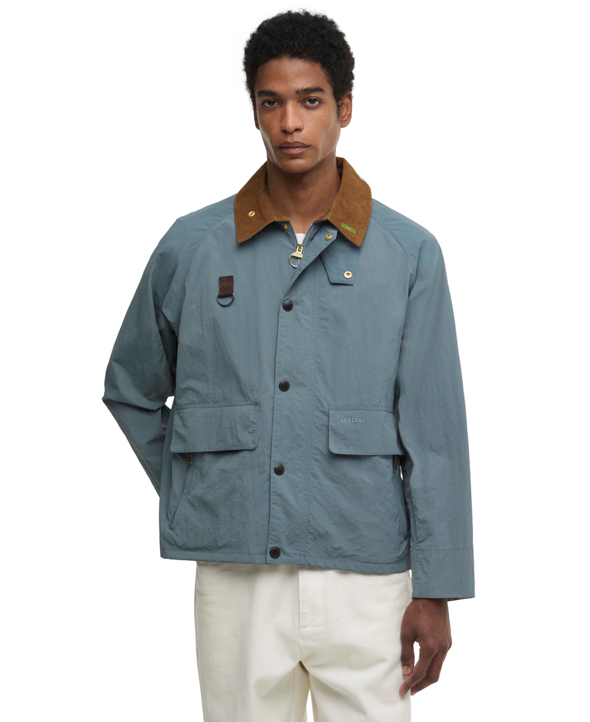 Click here for Barbour Mens Icons Spey Classic-Fit Jacket - Blue prices