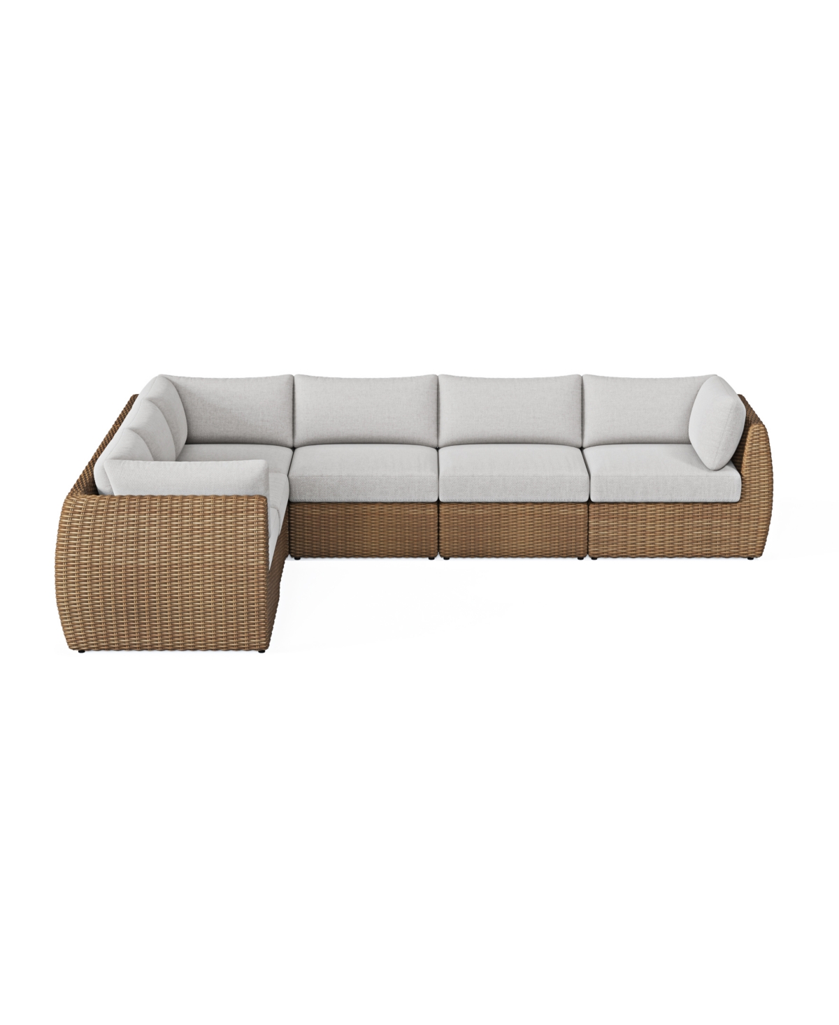 Click here for Sculptura 6-Pc. Aluminum Outdoor Sectional  Create... prices