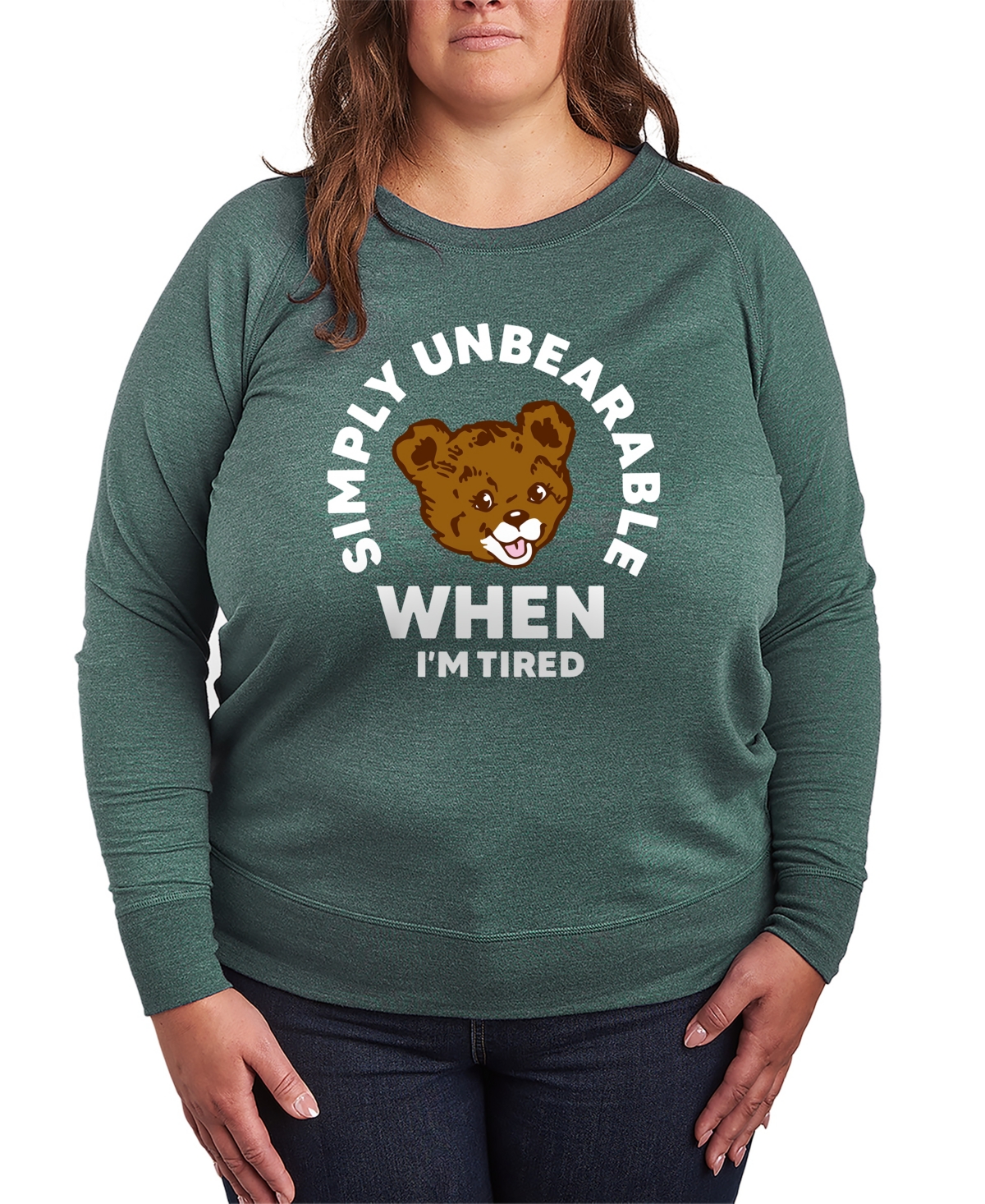 Click here for Hybrid Apparel Plus Size Instant Message Tired Sim... prices