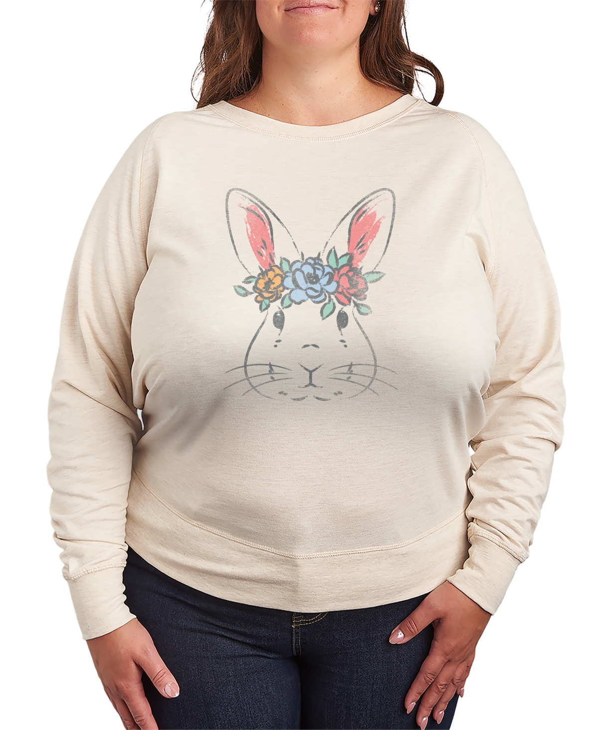 Click here for Hybrid Apparel Plus Size Instant Message Bunny Fac... prices