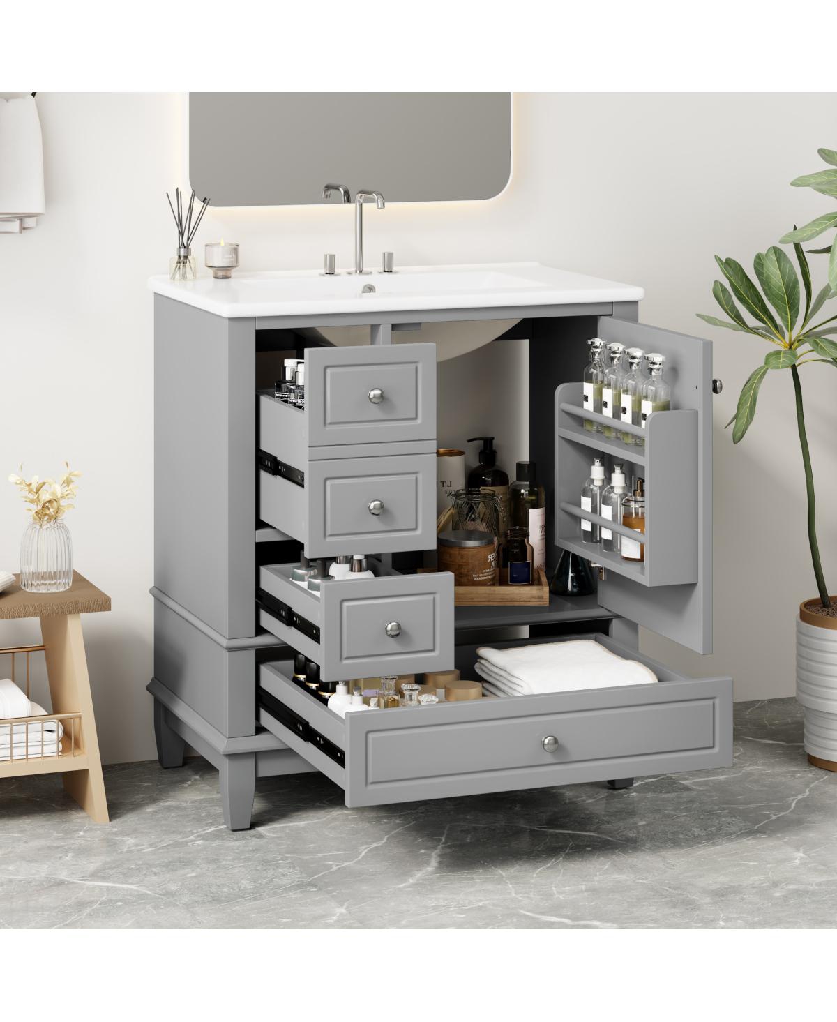 Click here for Sillysis 30 Bathroom Vanity with Ceramic Sink  Sol... prices