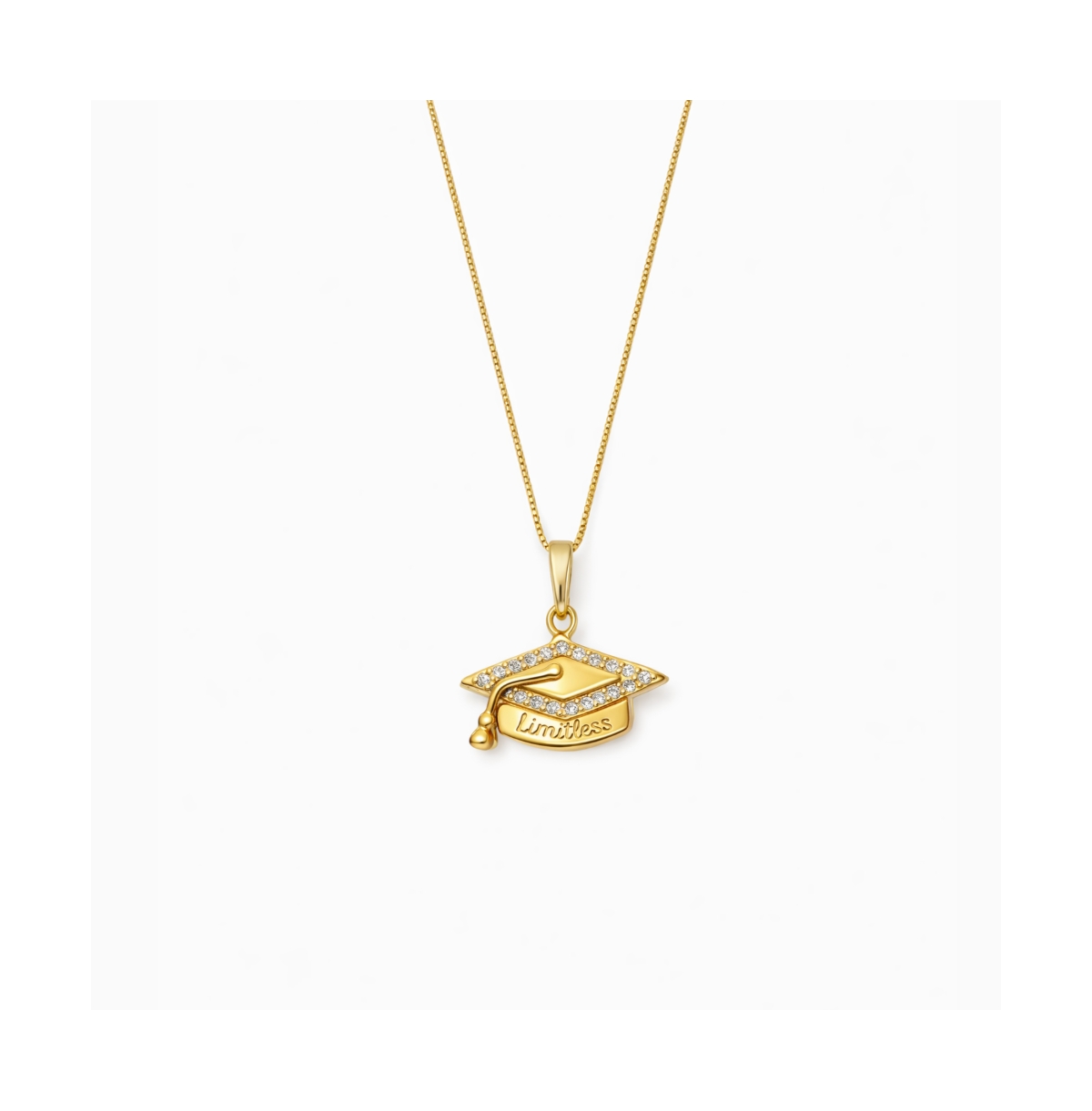 Click here for Dloria Limitless Graduation Cap Pendant Necklace -... prices