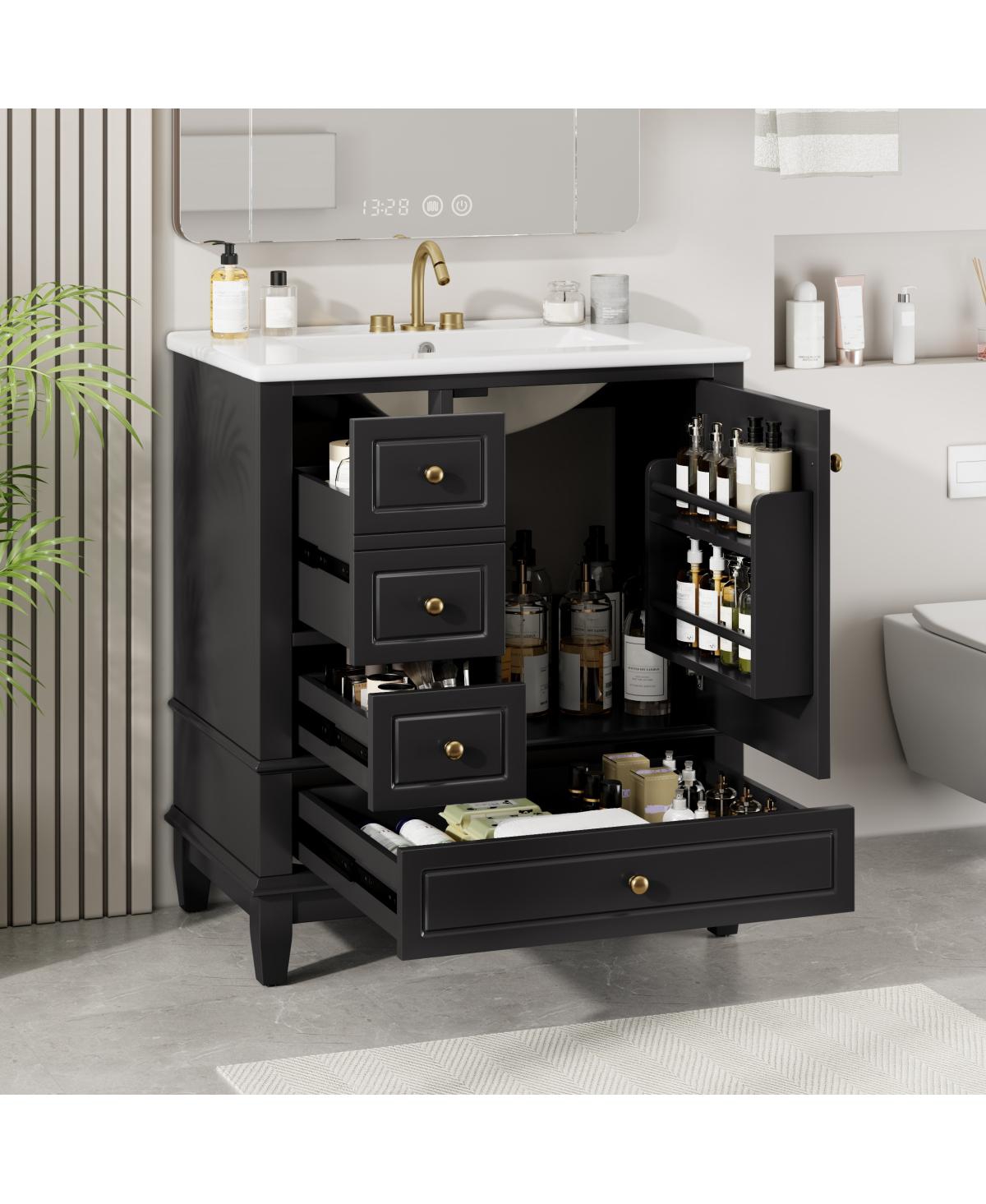 Click here for Sillysis 30 Bathroom Vanity with Ceramic Sink  Sol... prices