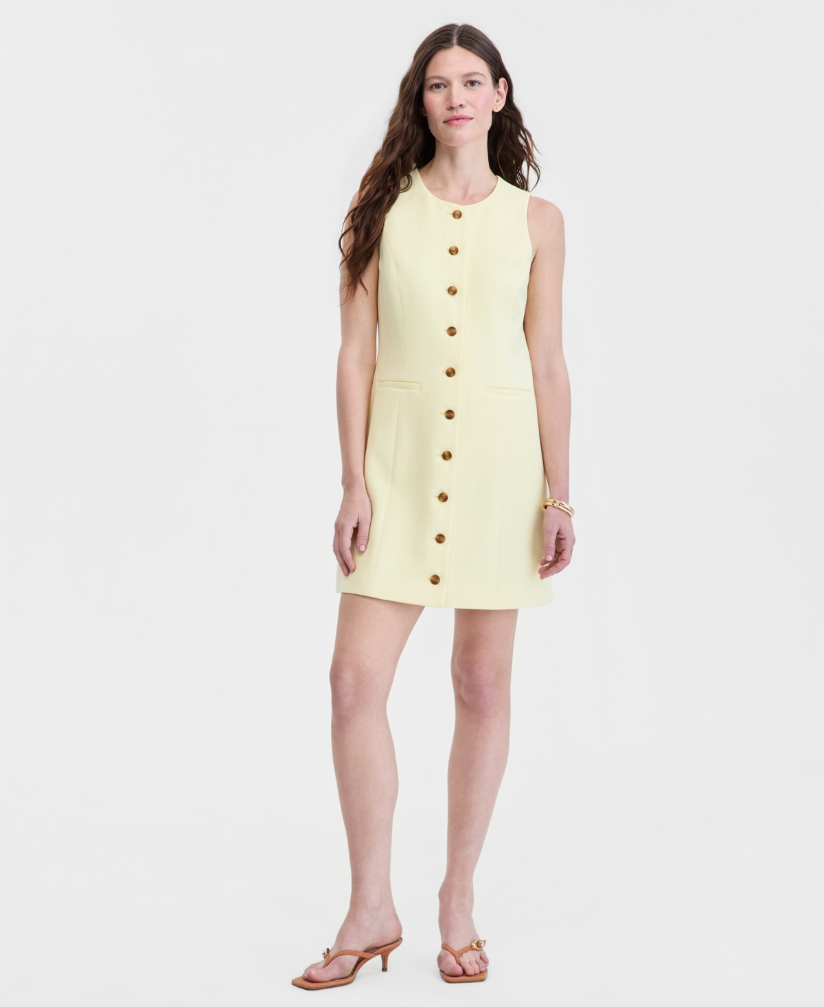 Click here for On 34th Womens Solid Crepe Mini Shift Dress  Macys... prices