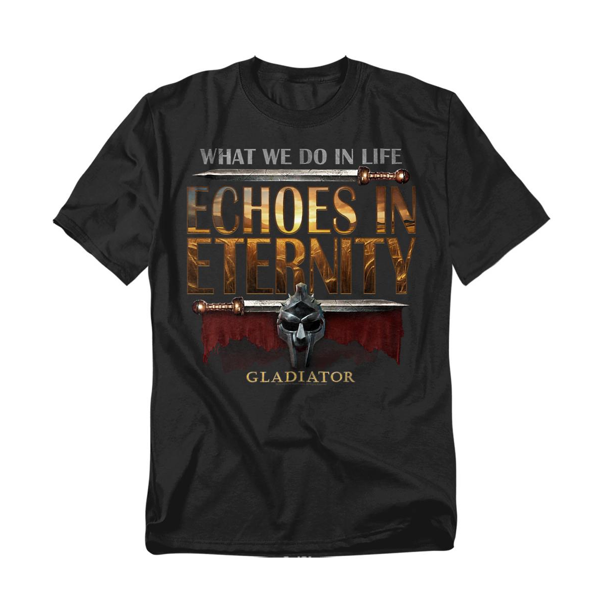 Click here for Gladiator Mens Echoes In Eternity T-Shirt - Black prices