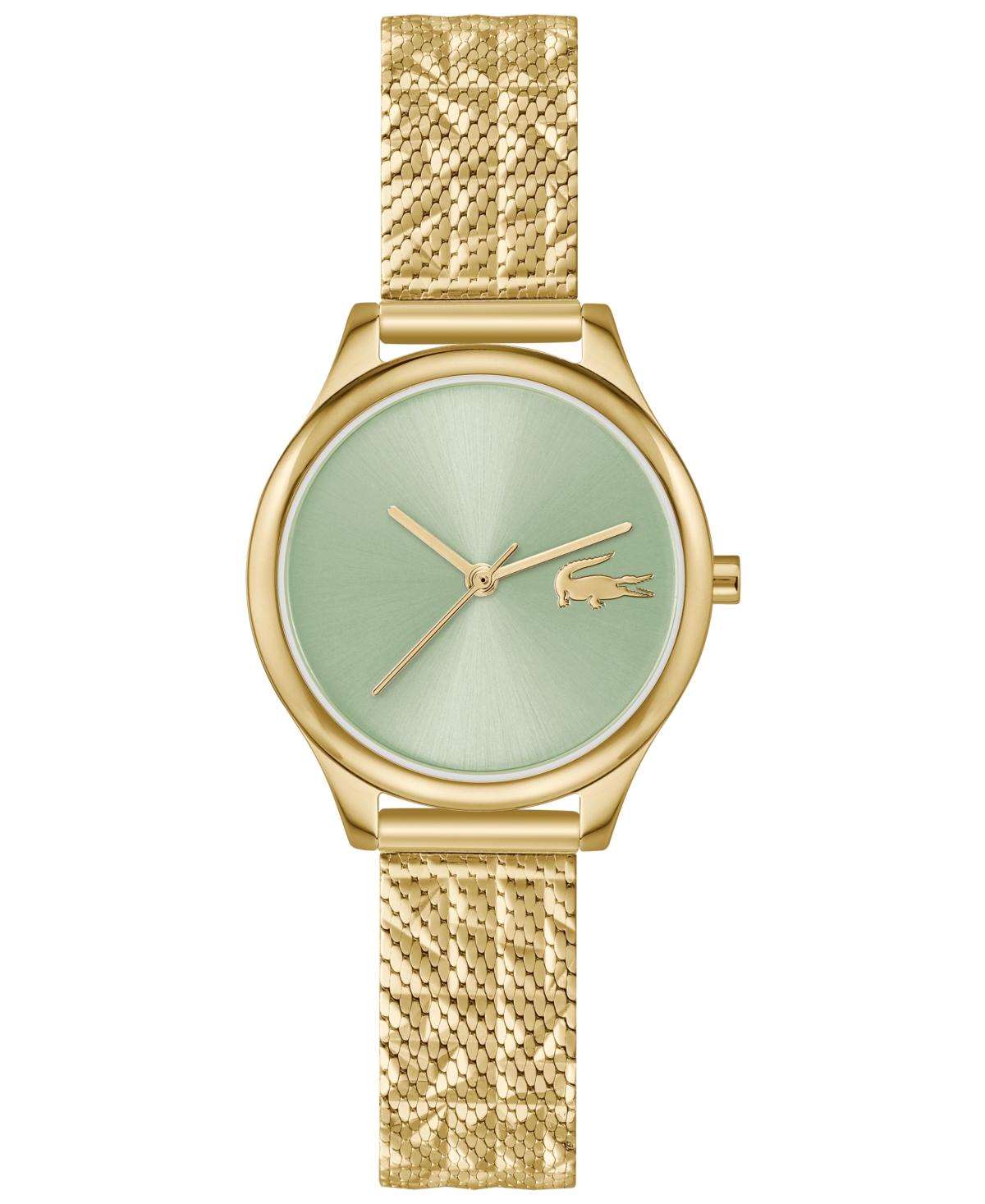 Click here for Lacoste Womens Crocodelle Gold Tone Stainless Stee... prices