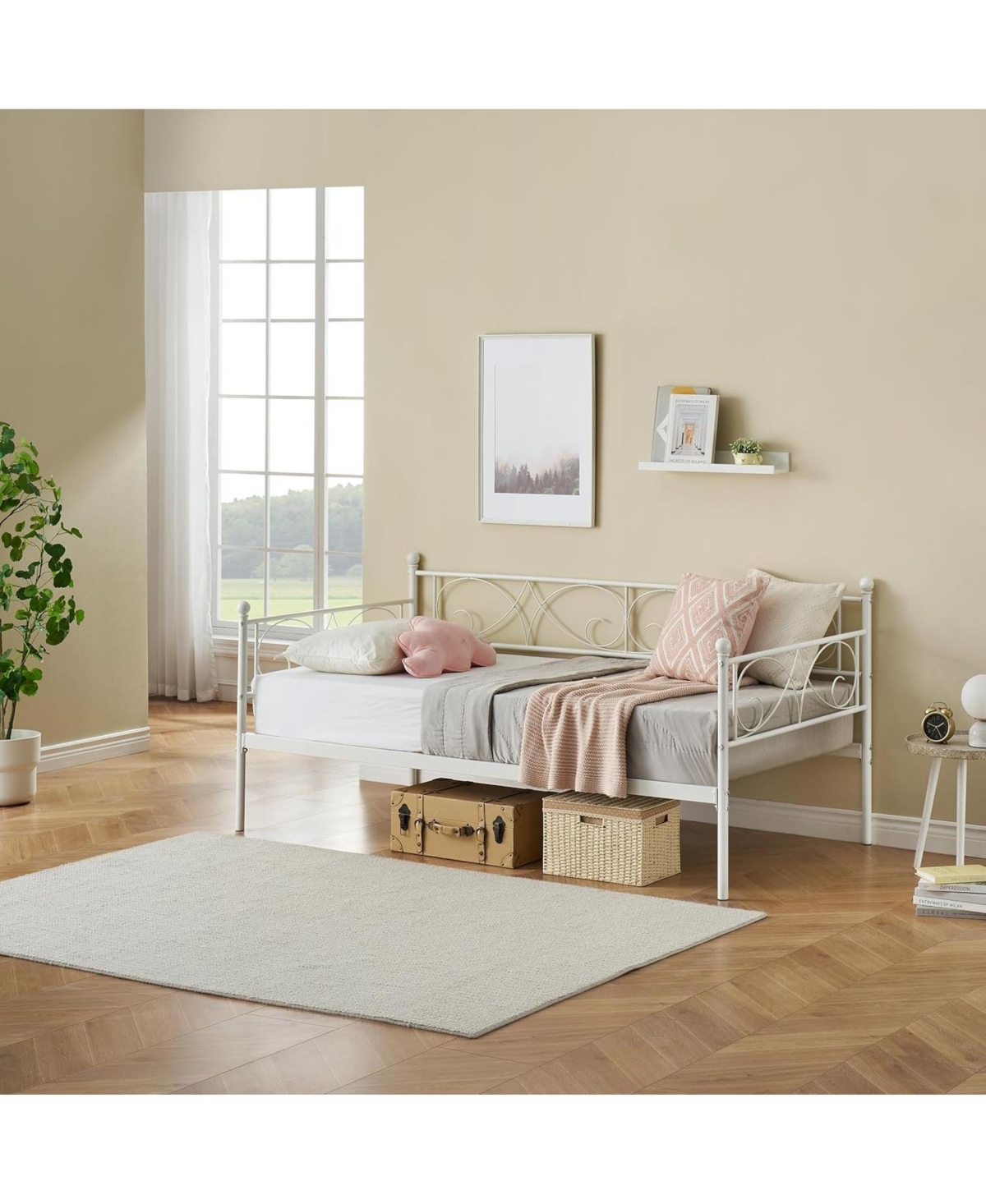 Click here for gaomon Twin Size Daybed Frame  Metal Daybed with F... prices