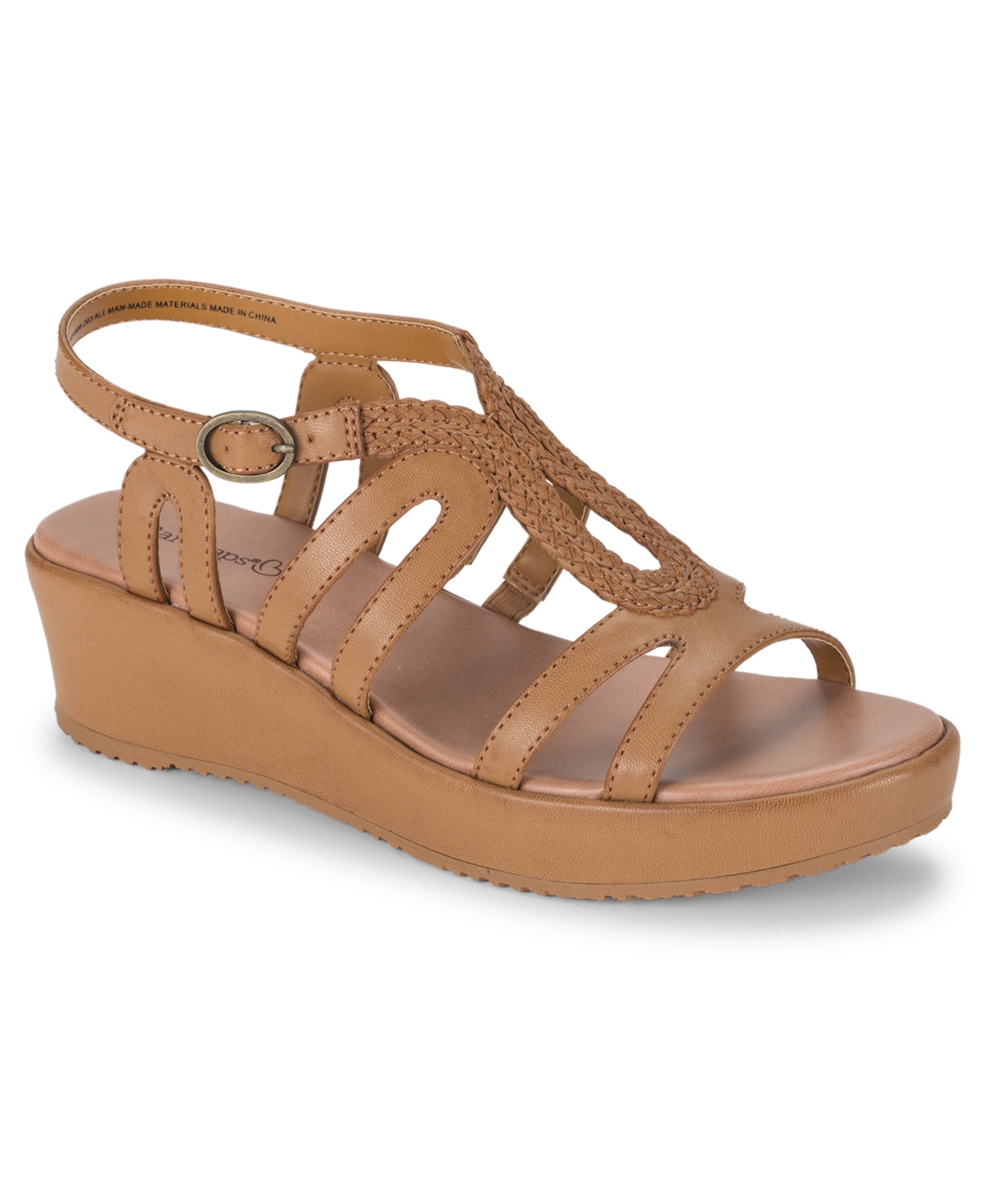 Click here for Baretraps Womens Wilma Open Toe Wedge Sandals - Ca... prices