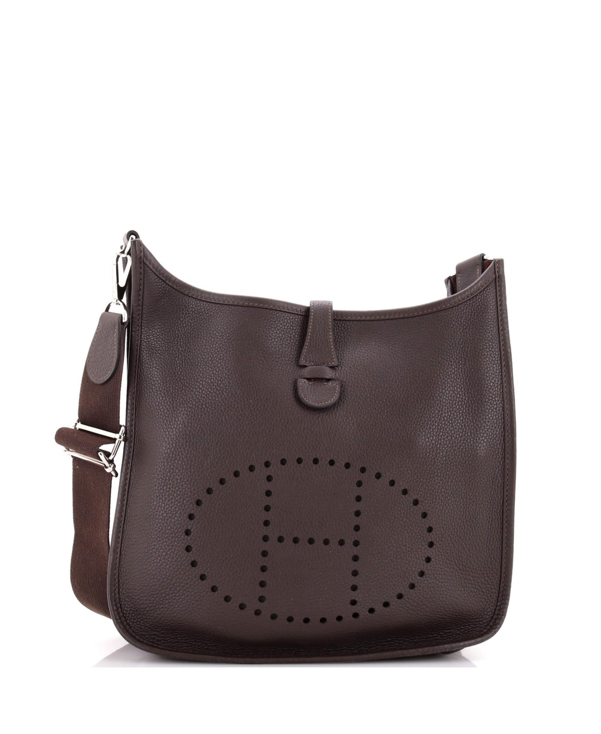 Click here for Pre-Owned HERMES Pm Evelyne Bag Gen Iii Clemence -... prices