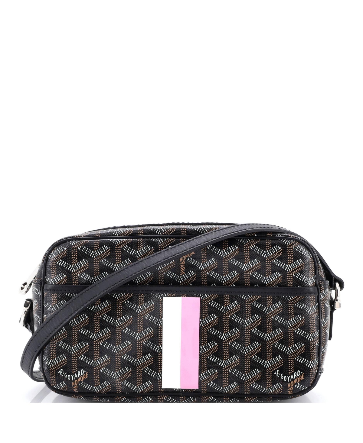 Click here for Pre-Owned Goyard Cap Vert Bag Printed Coated Canva... prices