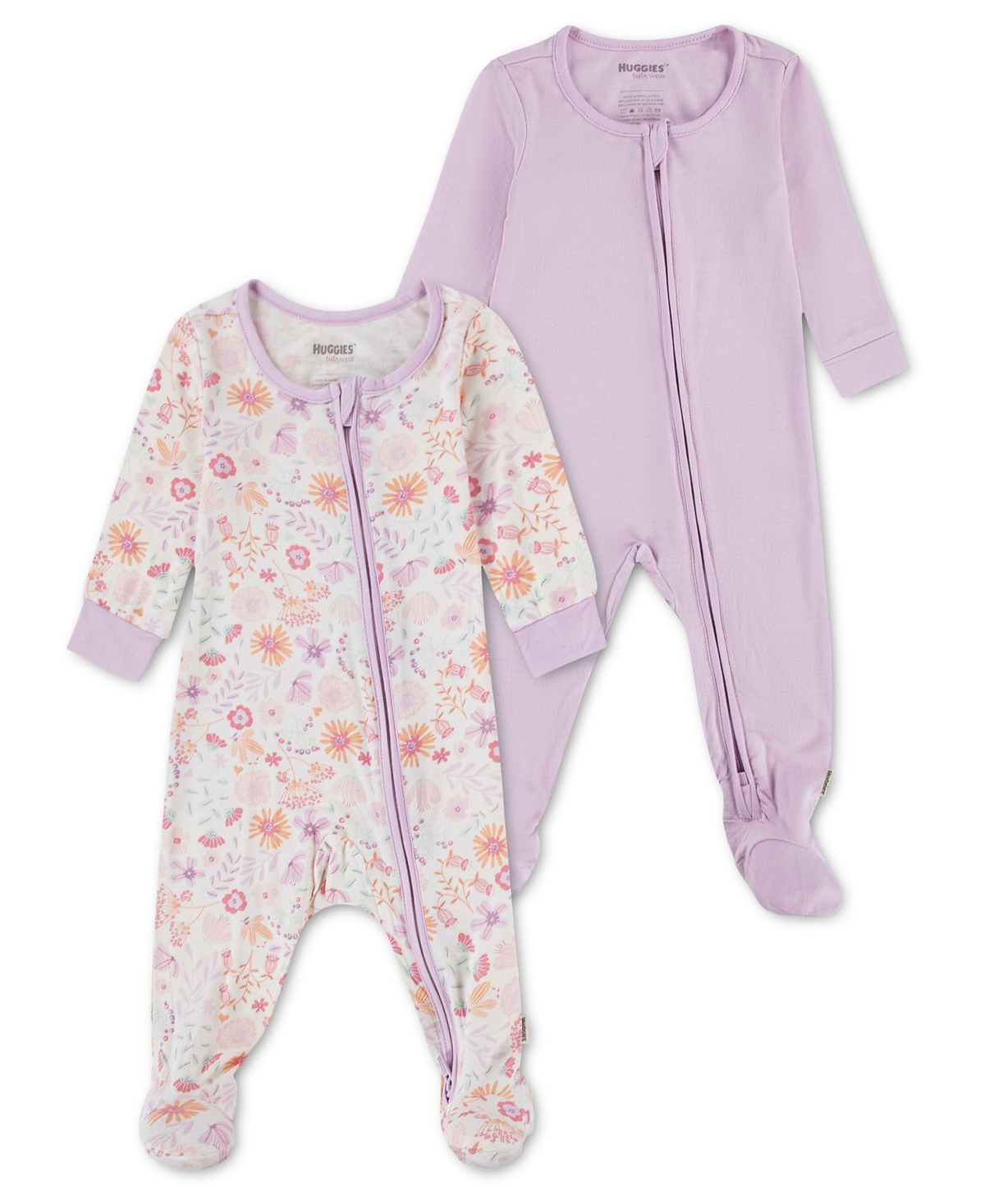 Click here for Huggies Baby Girls Viscose Coverall  2-Pack - Hugg... prices