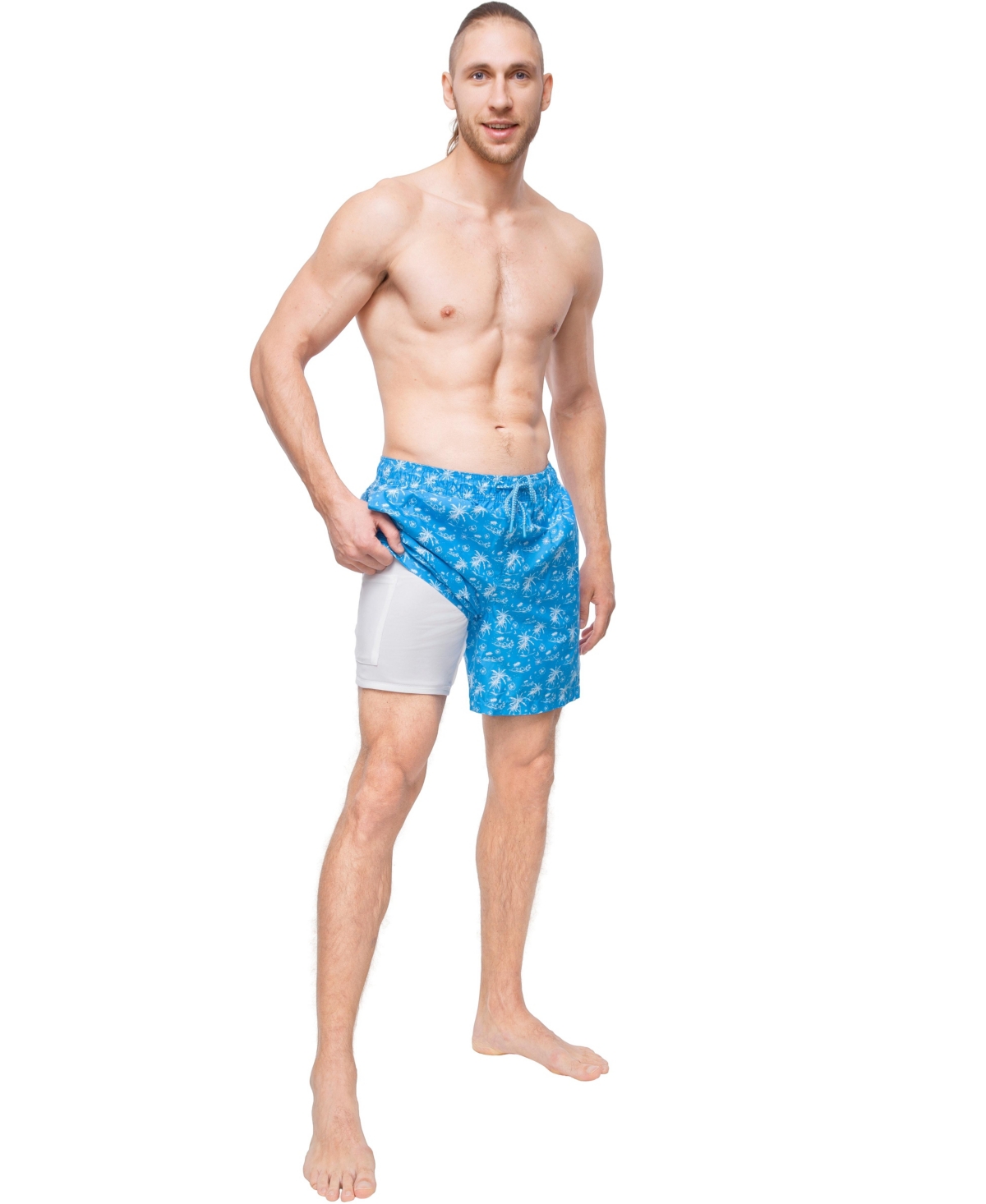 Click here for Rokka&Rolla Mens Compression Liner Swim Trunks wit... prices