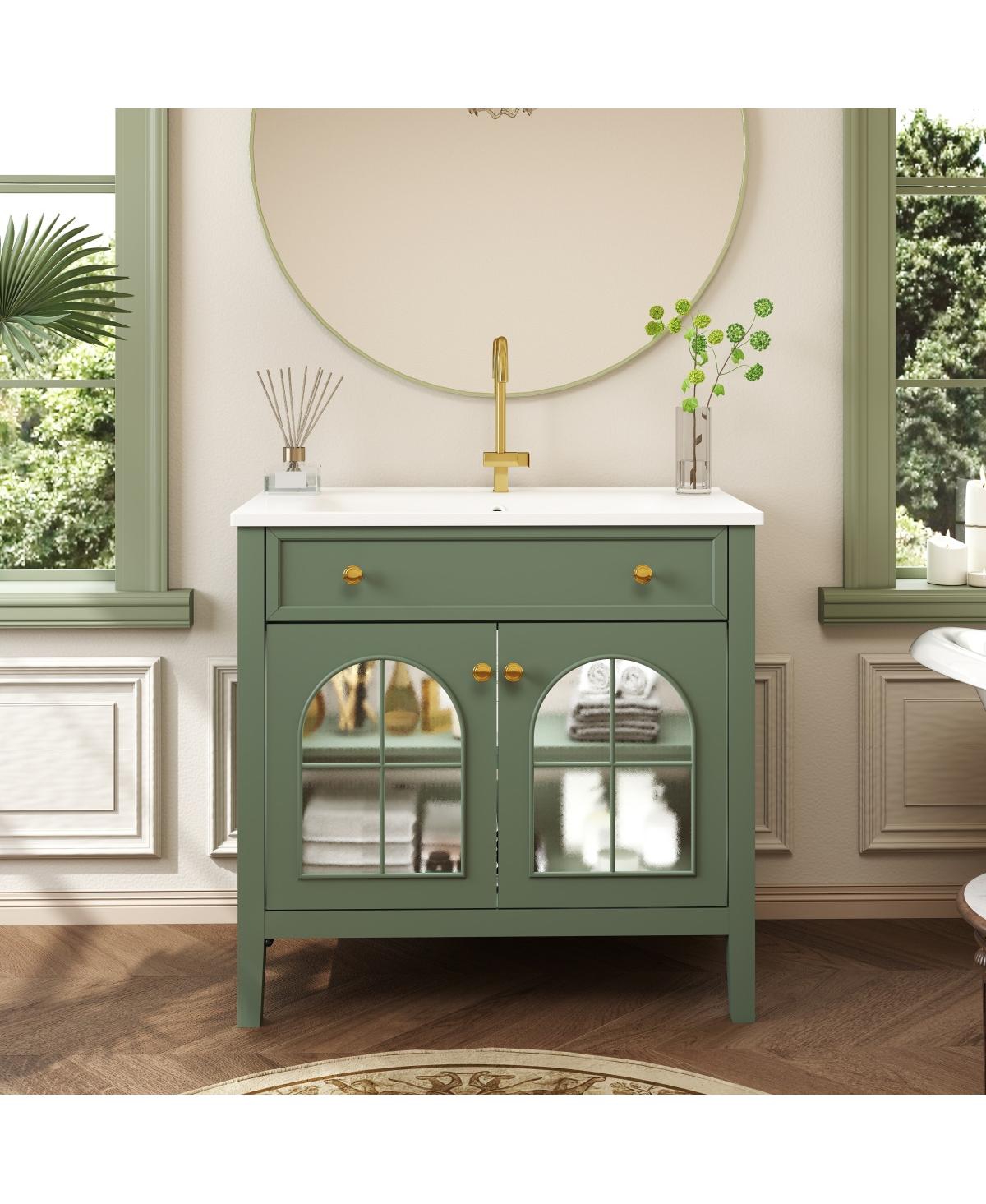 Click here for Sillysis 36" Bathroom Vanity with Sink  Medie... prices