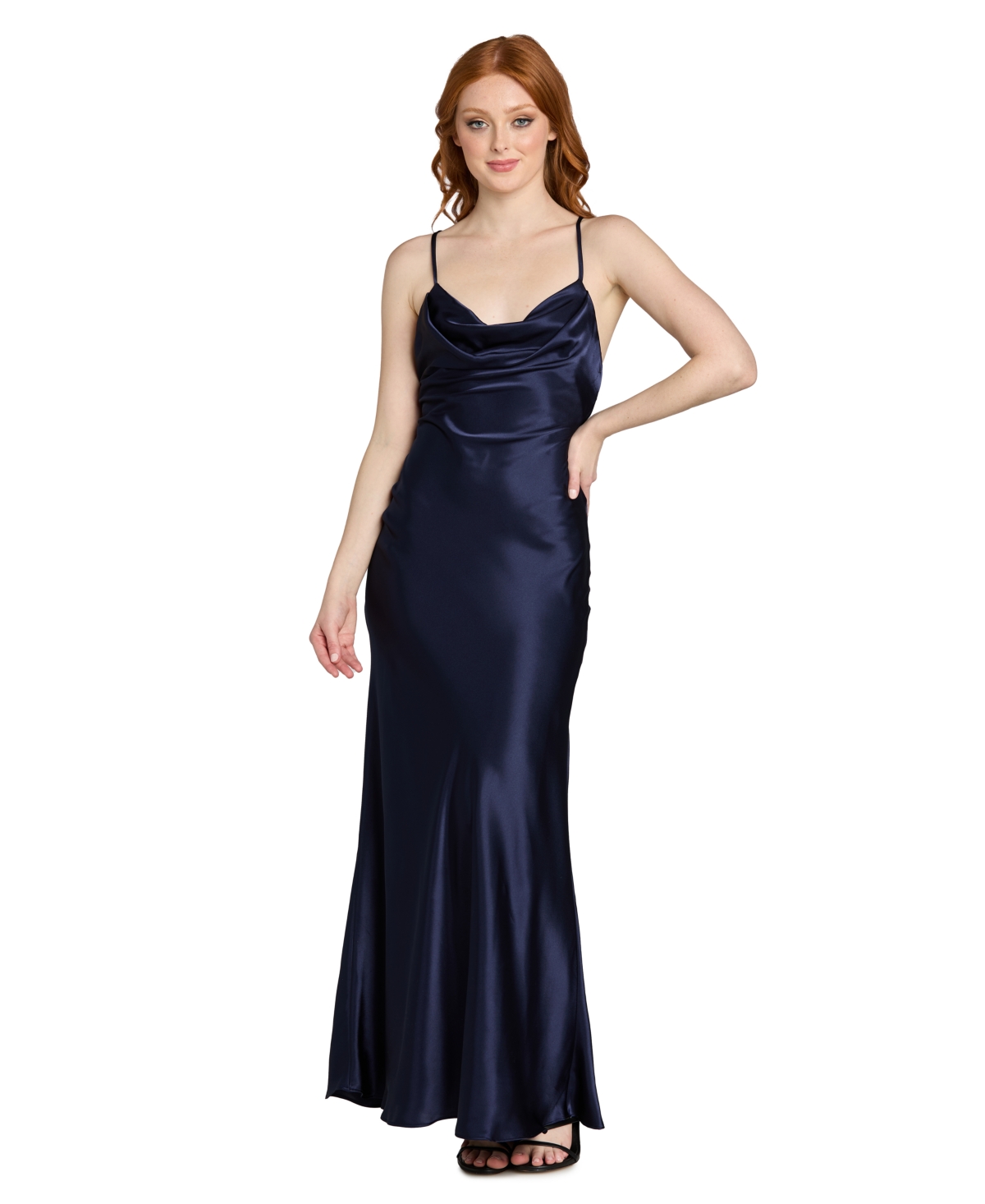 Click here for Morgan & Company Juniors Tie-Back Sleeveless Scoop... prices